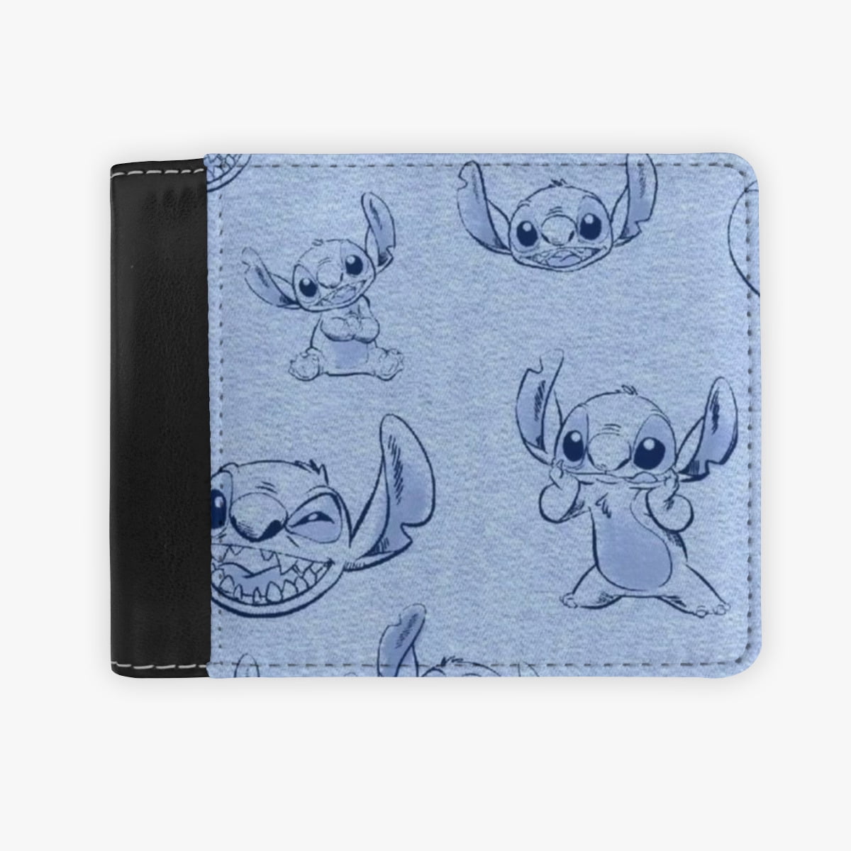 Stitch PU Bifold Wallet for Boys Girls, 4.64 x 3.71 Inches - Walmart.com