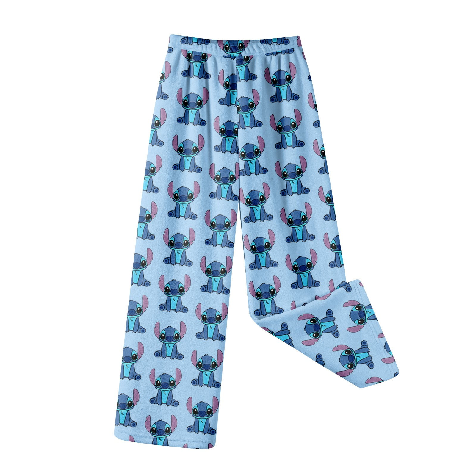 Stitch Pajama Pants Women Stitch Hibiscus Plush Fleece Pants Juniors Pajama Pants Women's Stitch ...