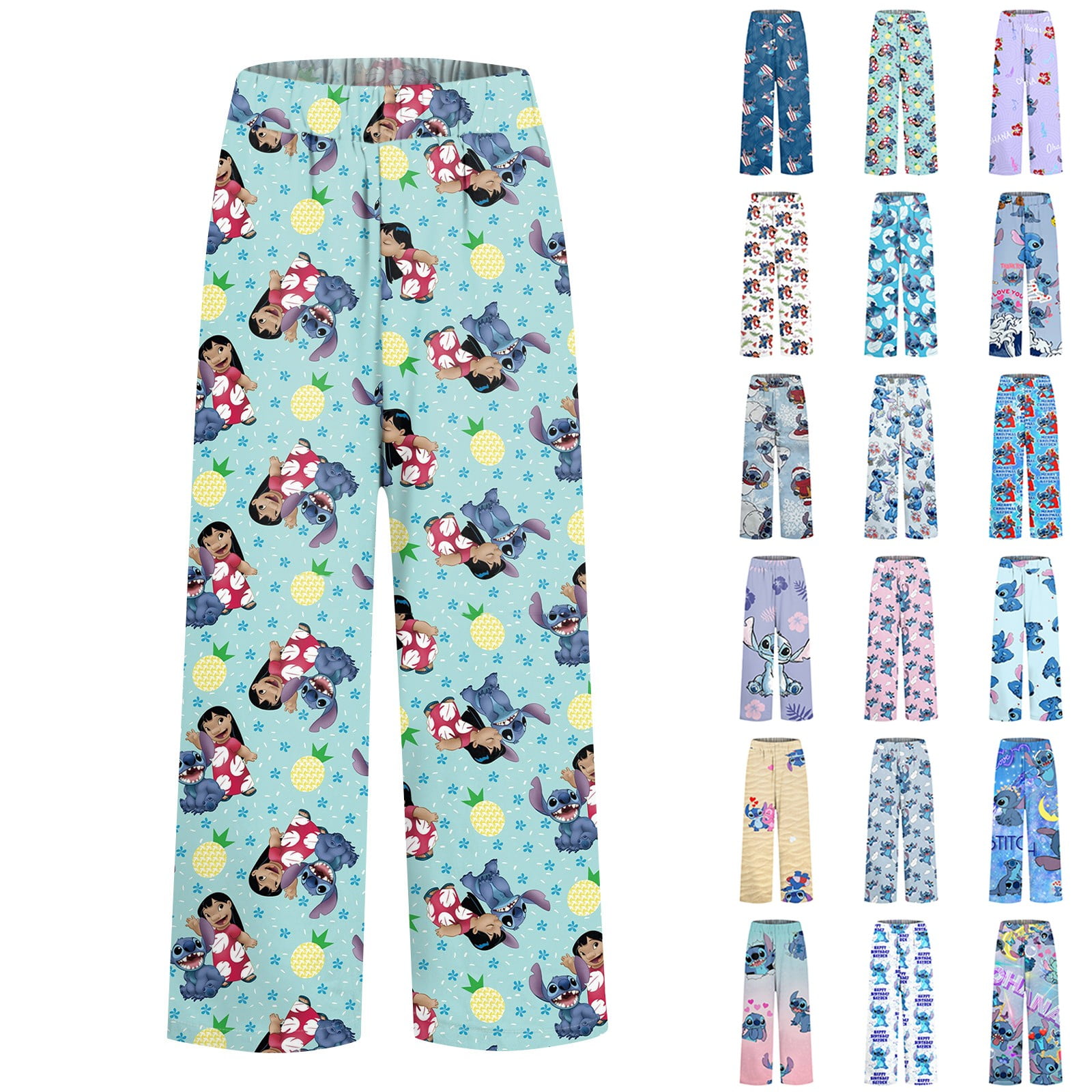 Stitch Pajama Pants for Women, Soft Stitch Pajama Pants Skin-Friendly ...