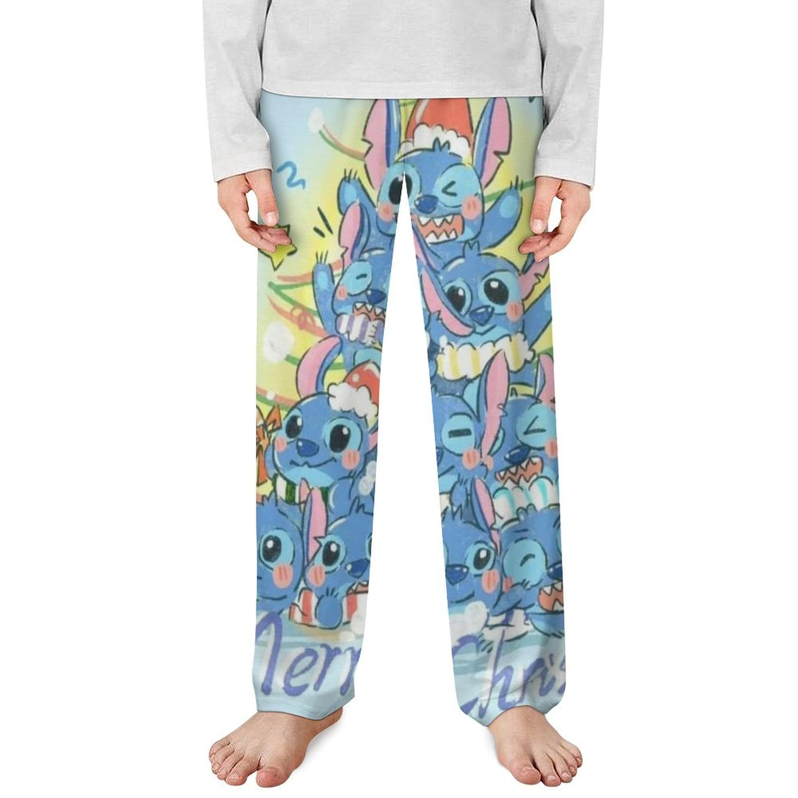 Stitch Pajama Pants for Gils Boys Kids Cute Sleep Bottoms Stitch Merch ...