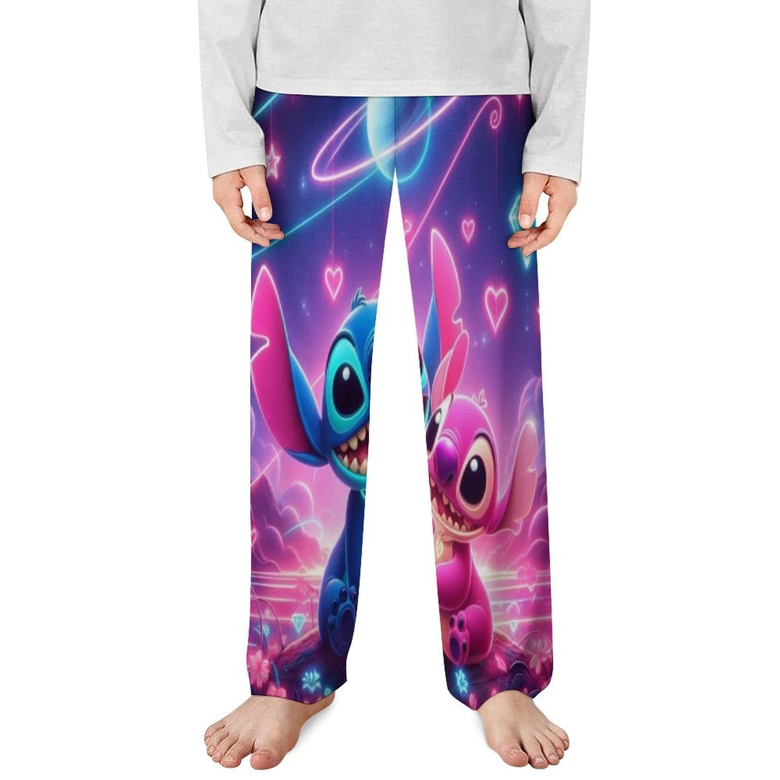 Stitch Pajama Pants for Gils Boys Kids Cute Sleep Bottoms Stitch Merch ...
