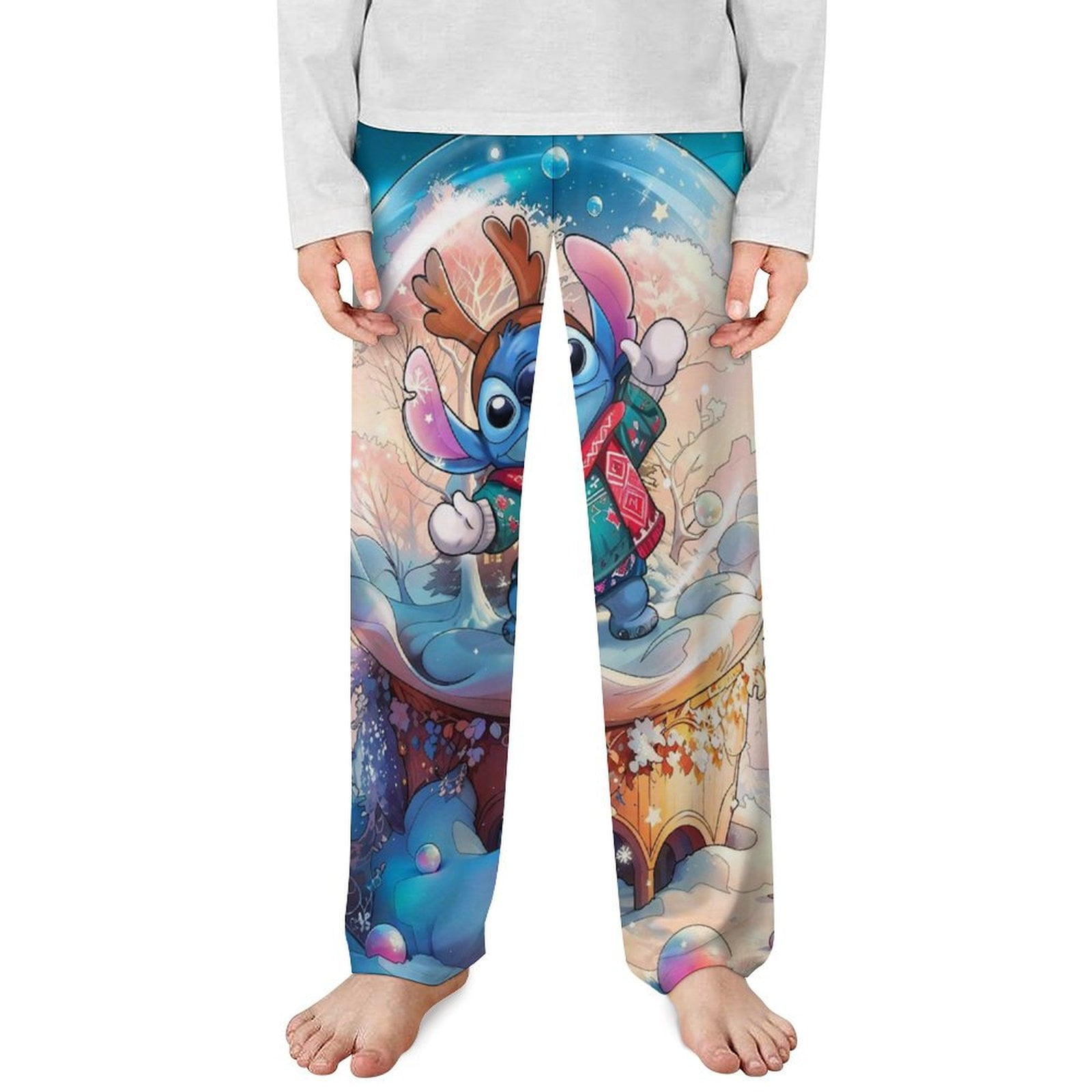Stitch Pajama Pants for Gils Boys Kids Cute Sleep Bottoms Stitch Merch ...