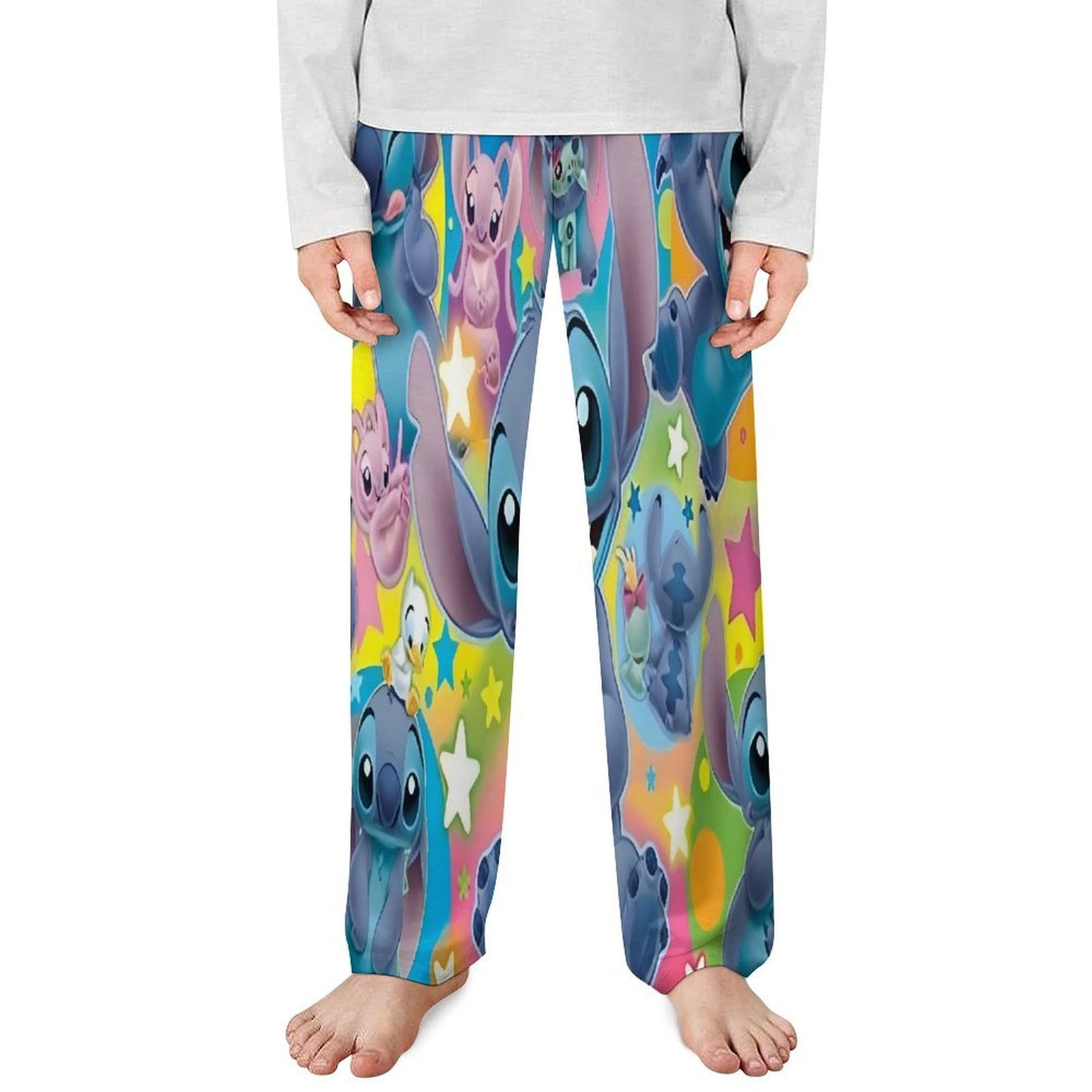 Stitch Pajama Pants for Gils Boys Kids Cute Sleep Bottoms Stitch Merch ...