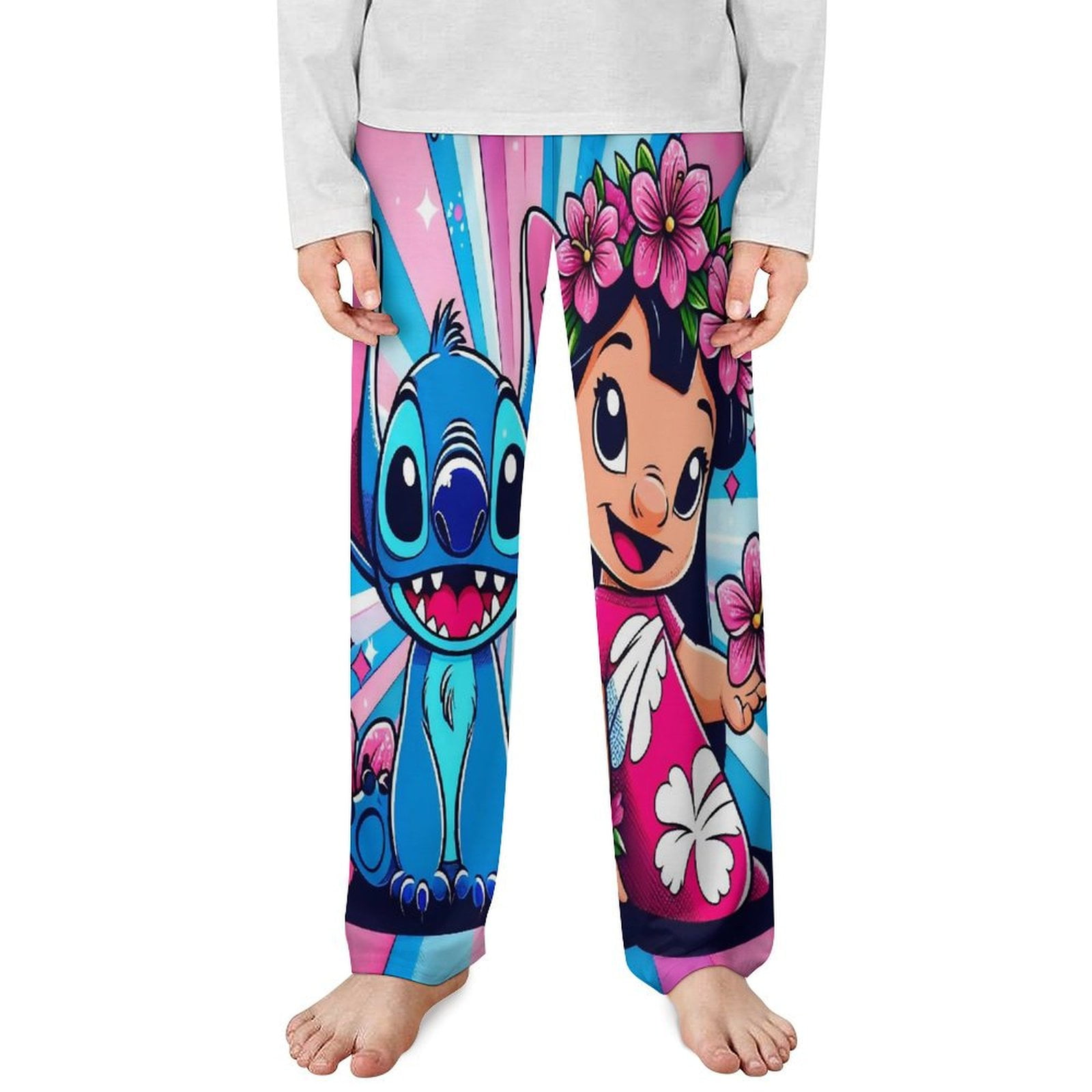 Stitch Pajama Pants for Gils Boys Kids Cute Sleep Bottoms Stitch Merch ...