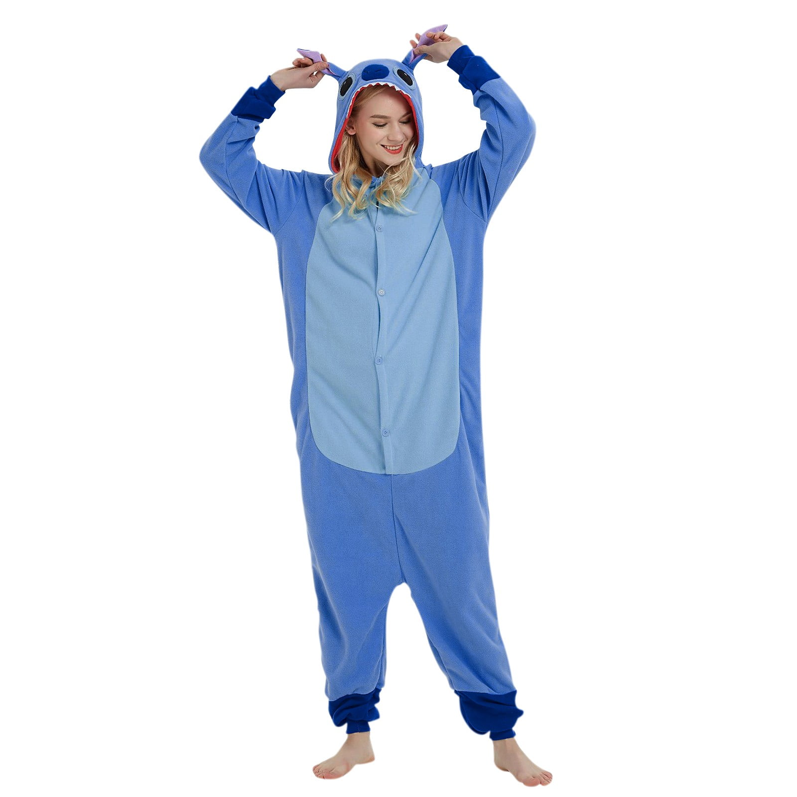 Stitch Pajamas Adult Home Party Ball Role Play Set Jumpsuit Set Home ...