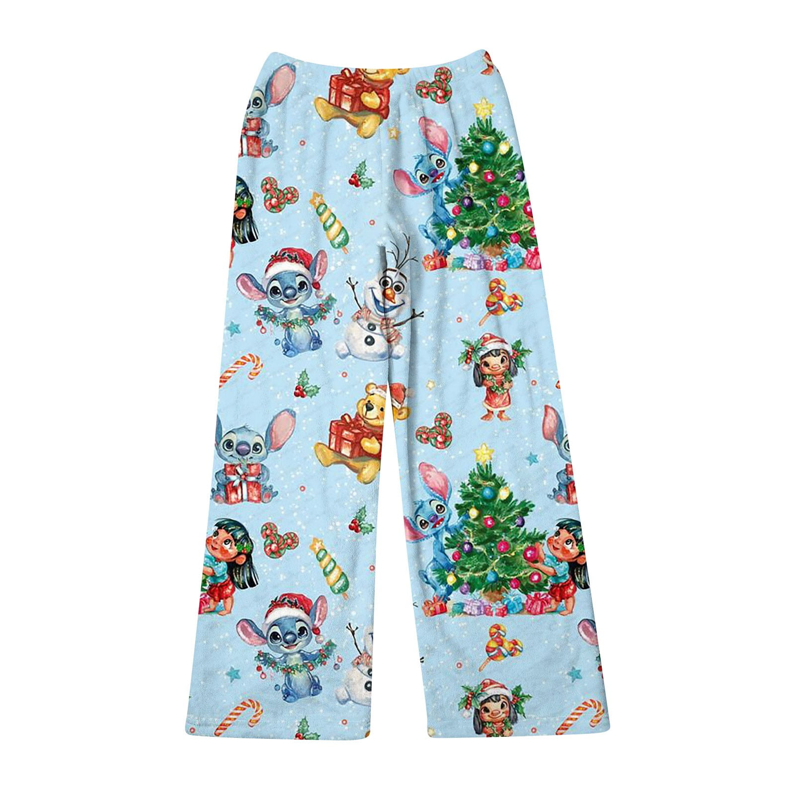 Stitch Pajamas Pants Women's Cozy Lounge Pants with Fun Cartoon Print ...