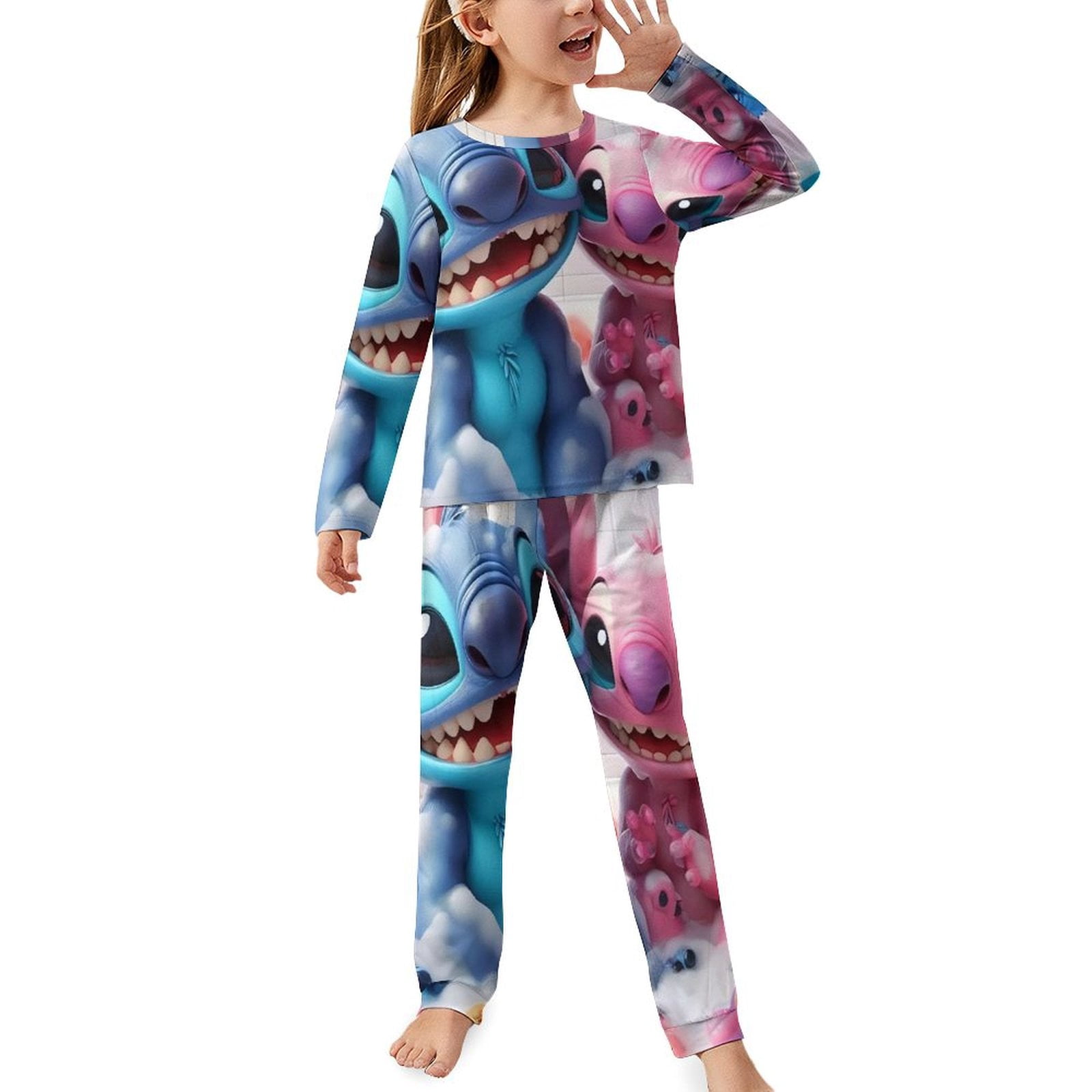 Stitch Pajamas Set for Gils Boys Kids Cute PJ Sets Stitch Merch ...