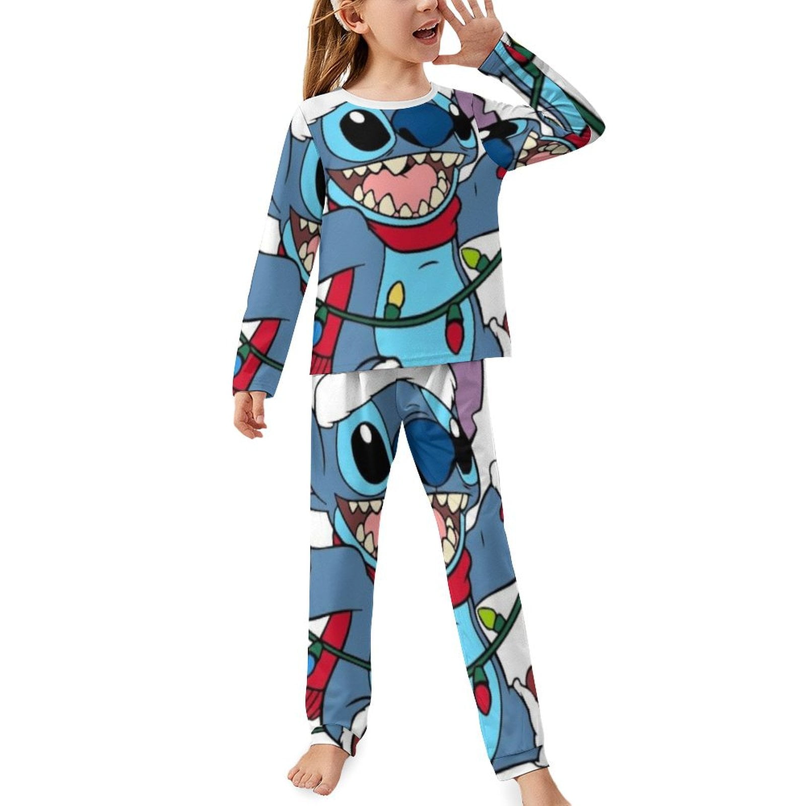 Stitch Pajamas Set for Gils Boys Kids Cute PJ Sets Stitch Merch ...