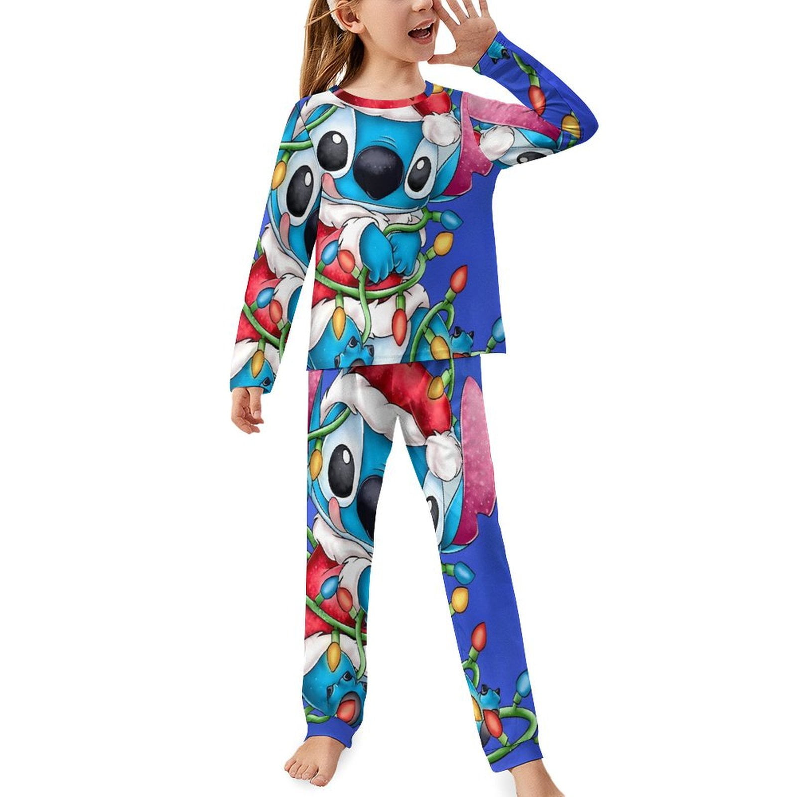Stitch Pajamas Set for Gils Boys Kids Cute PJ Sets Stitch Merch ...