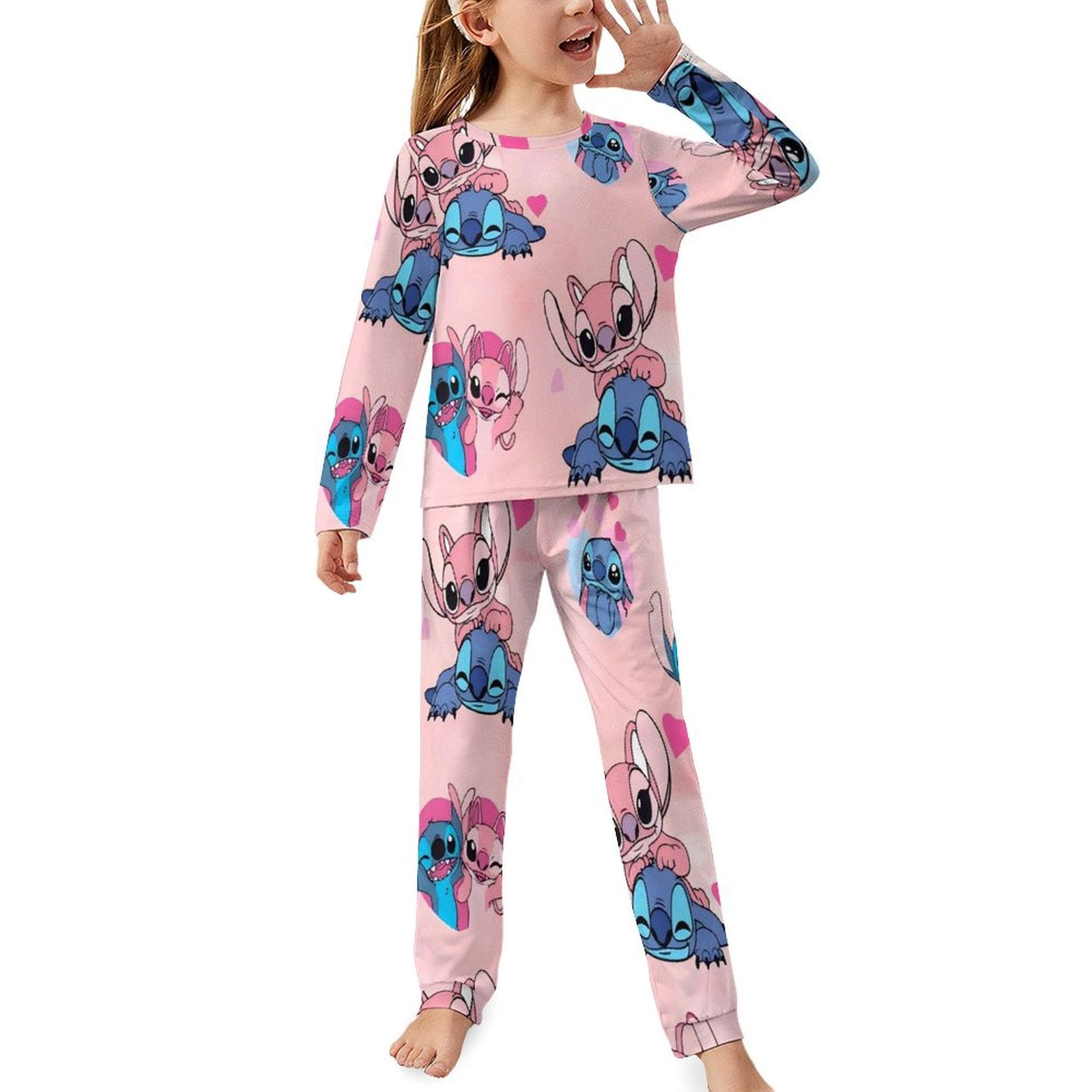 Stitch Pajamas Set for Gils Boys Kids Cute PJ Sets Stitch Merch ...