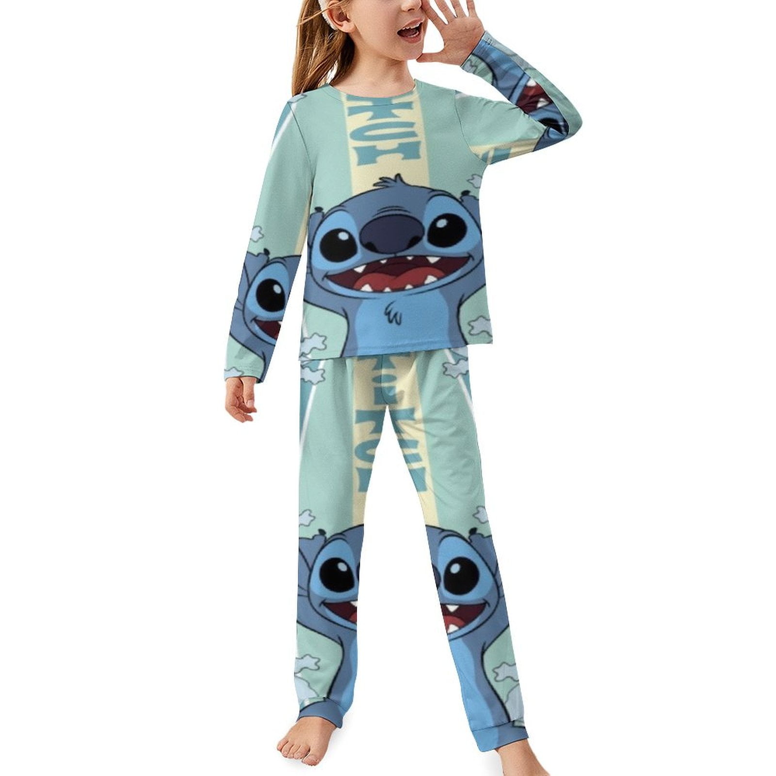 Stitch Pajamas Set for Gils Boys Kids Cute PJ Sets Stitch Merch ...
