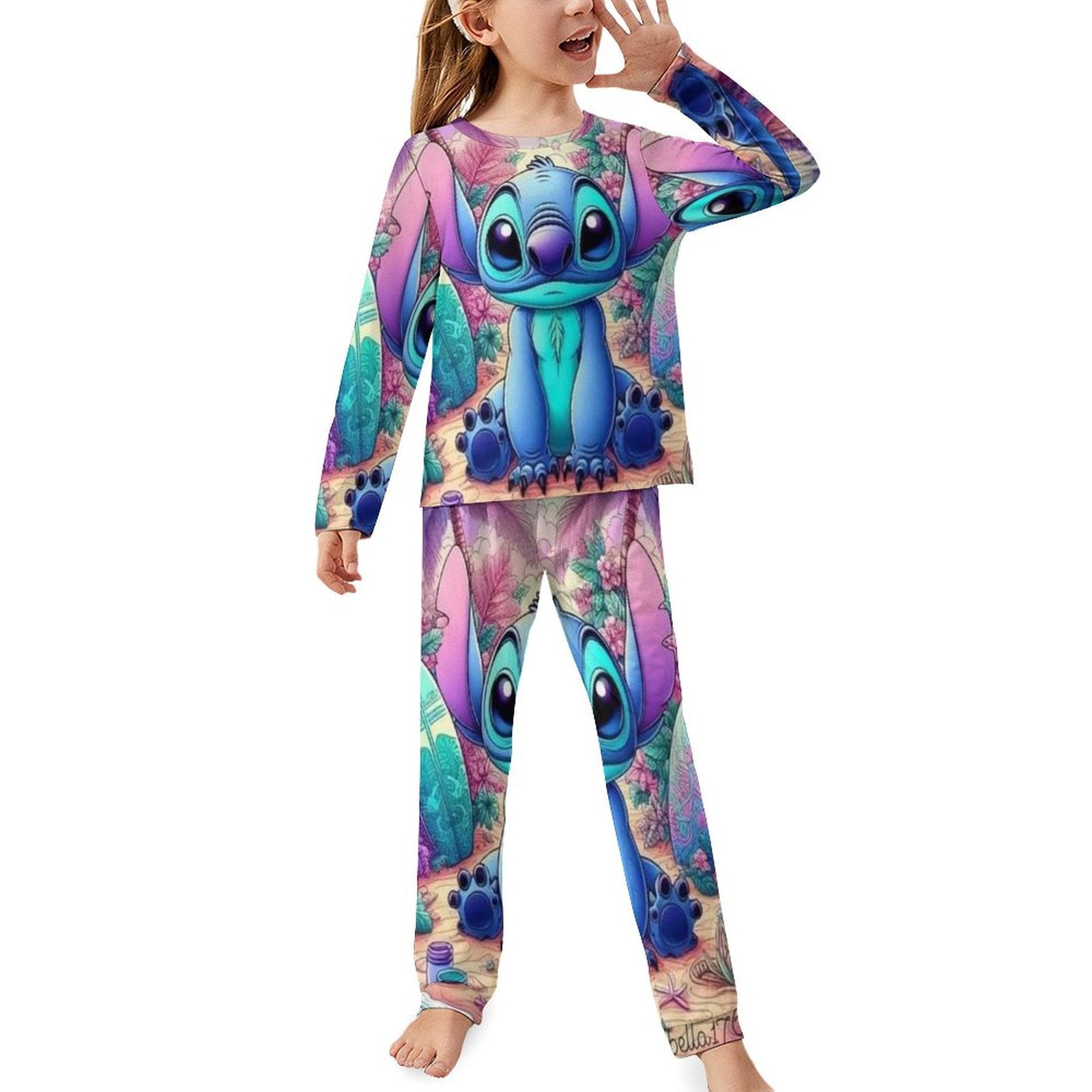 Stitch Pajamas Set for Gils Boys Kids Cute PJ Sets Stitch Merch ...