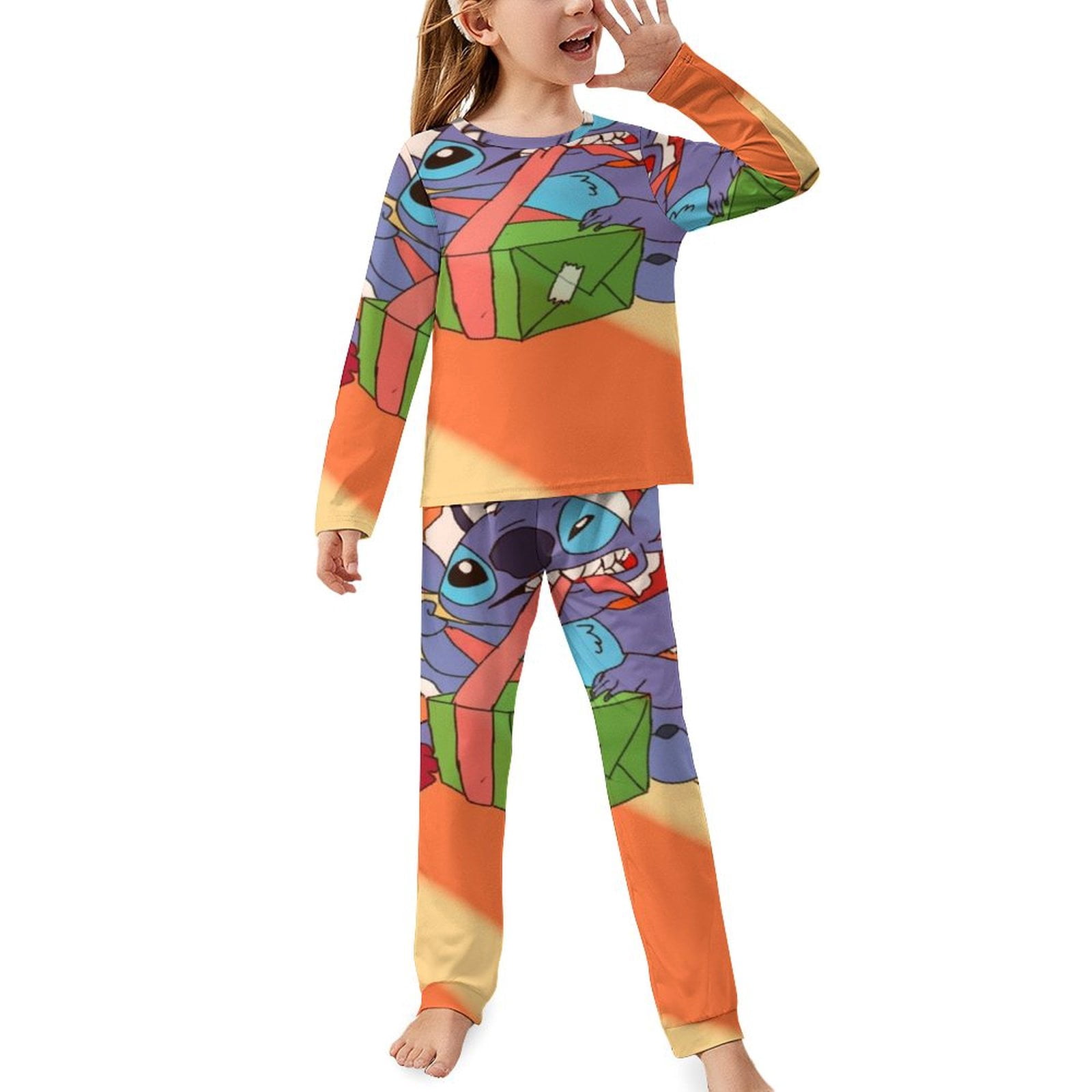 Stitch Pajamas Set for Gils Boys Kids Cute PJ Sets Stitch Merch ...