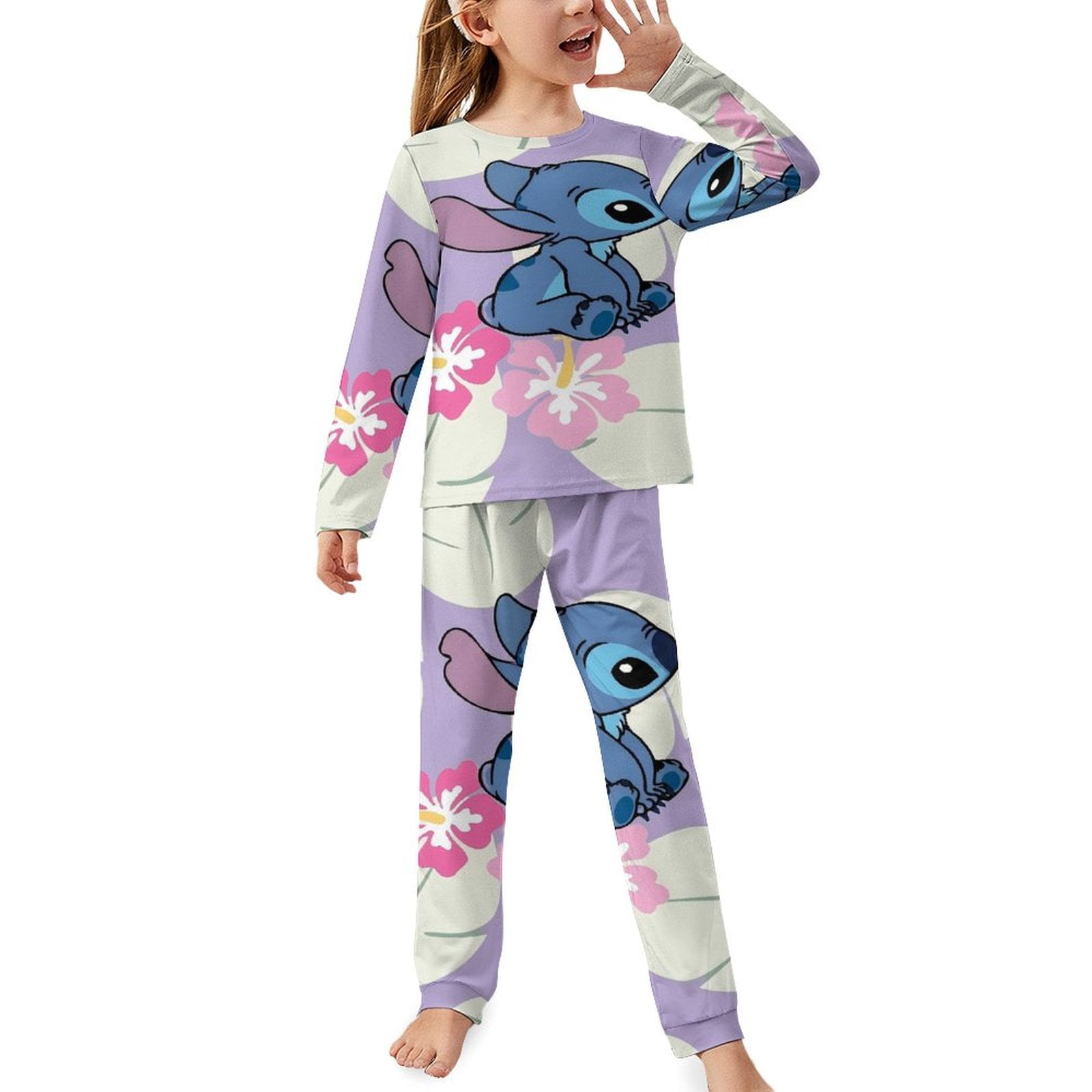 Stitch Pajamas Set for Gils Boys Kids Cute PJ Sets Stitch Merch ...