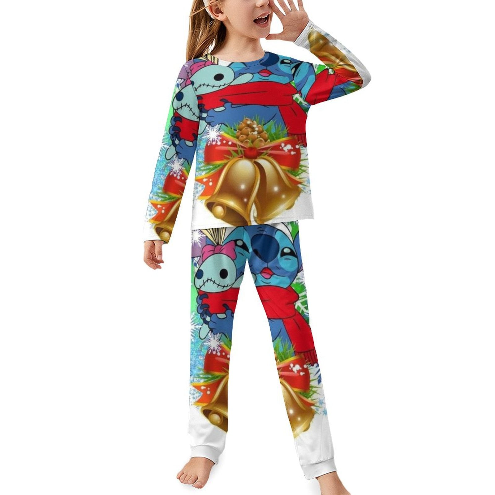 Stitch Pajamas Set for Gils Boys Kids Cute PJ Sets Stitch Merch ...