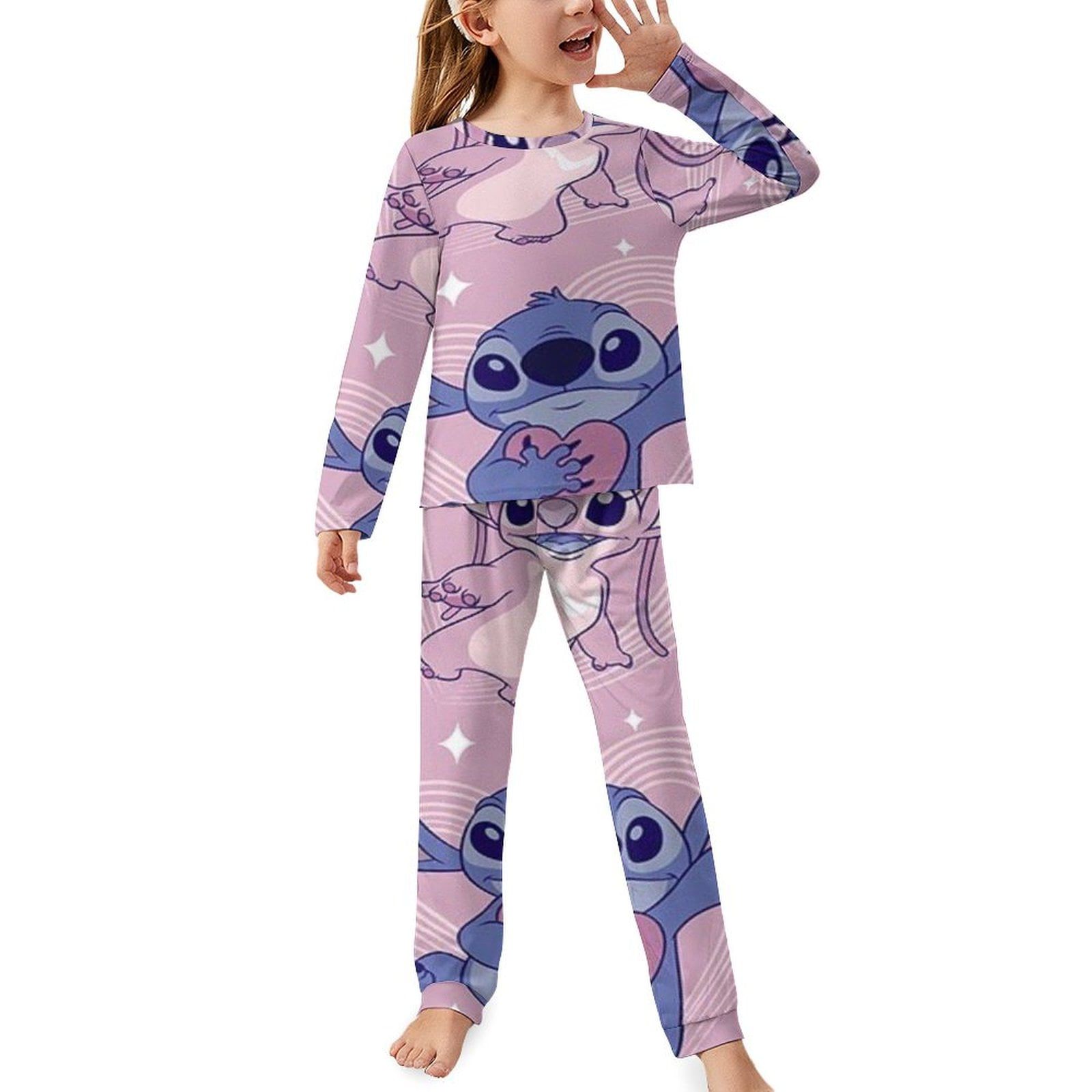Stitch Pajamas Set for Gils Boys Kids Cute PJ Sets Stitch Merch ...