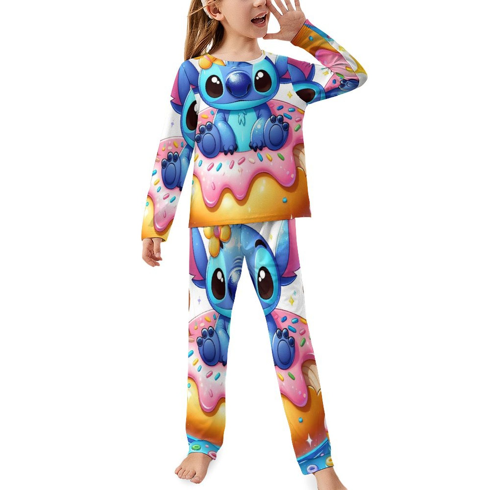 Stitch Pajamas Set for Gils Boys Kids Cute PJ Sets Stitch Merch ...