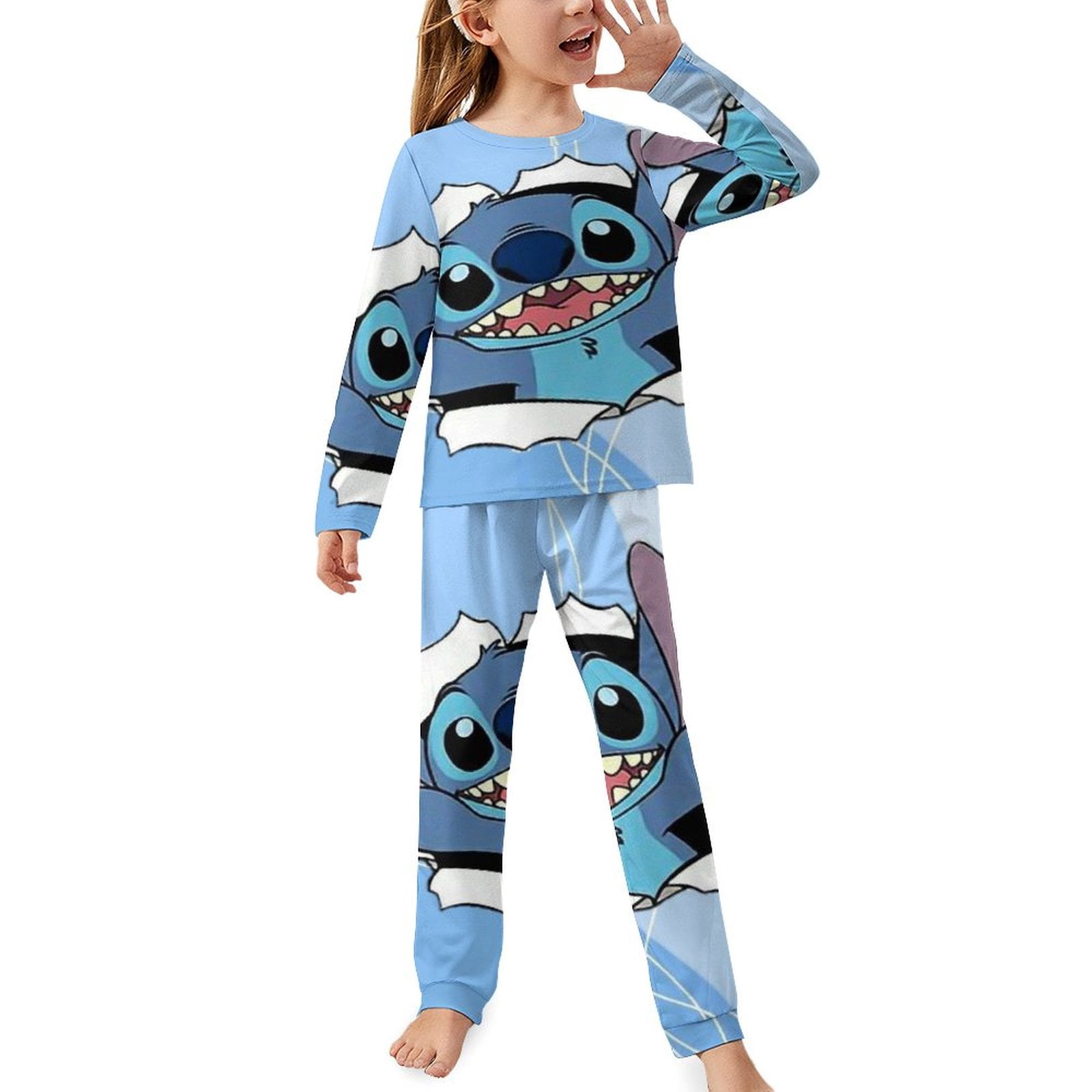 Stitch Pajamas Set for Gils Boys Kids Cute PJ Sets Stitch Merch ...