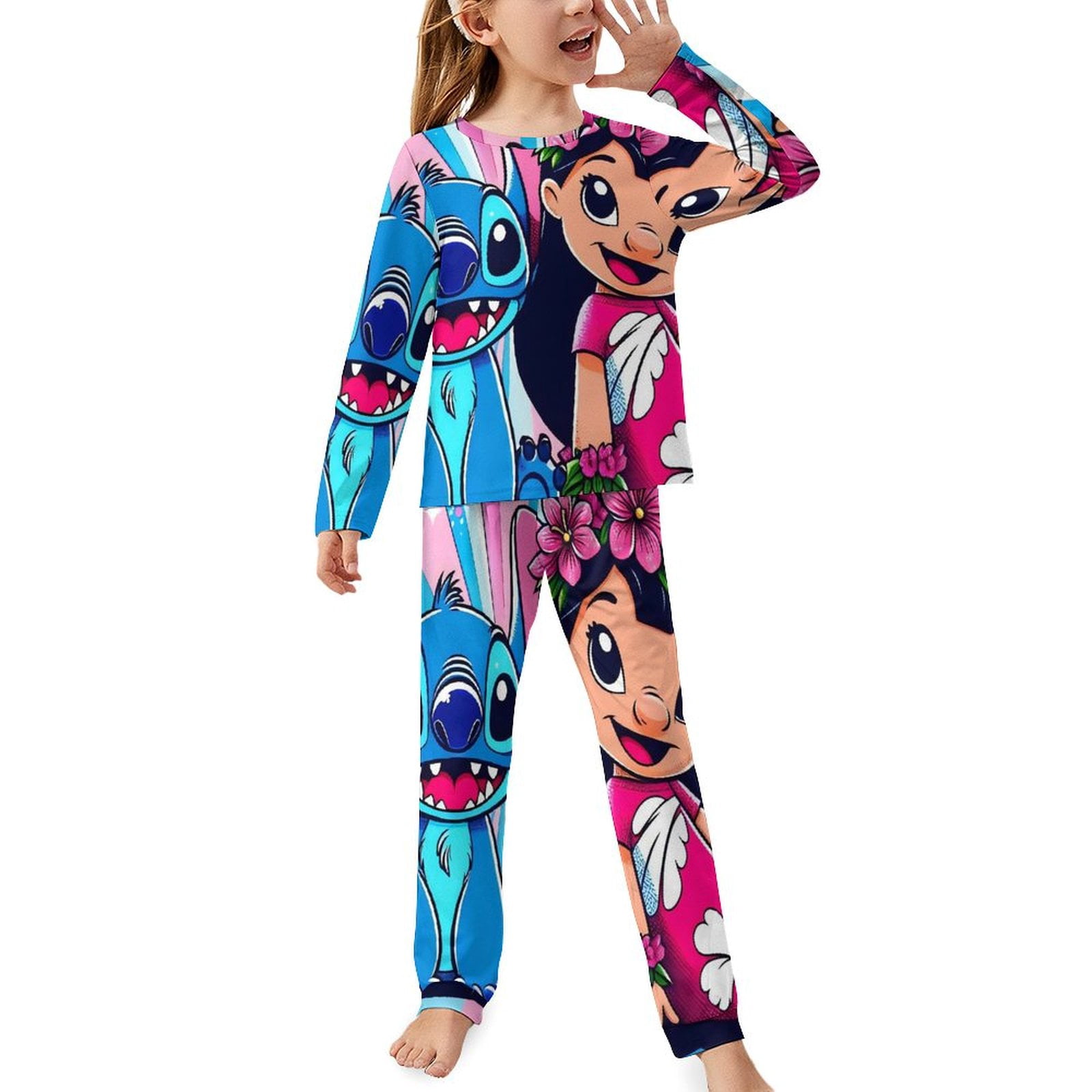 Stitch Pajamas Set for Gils Boys Kids Cute PJ Sets Stitch Merch ...