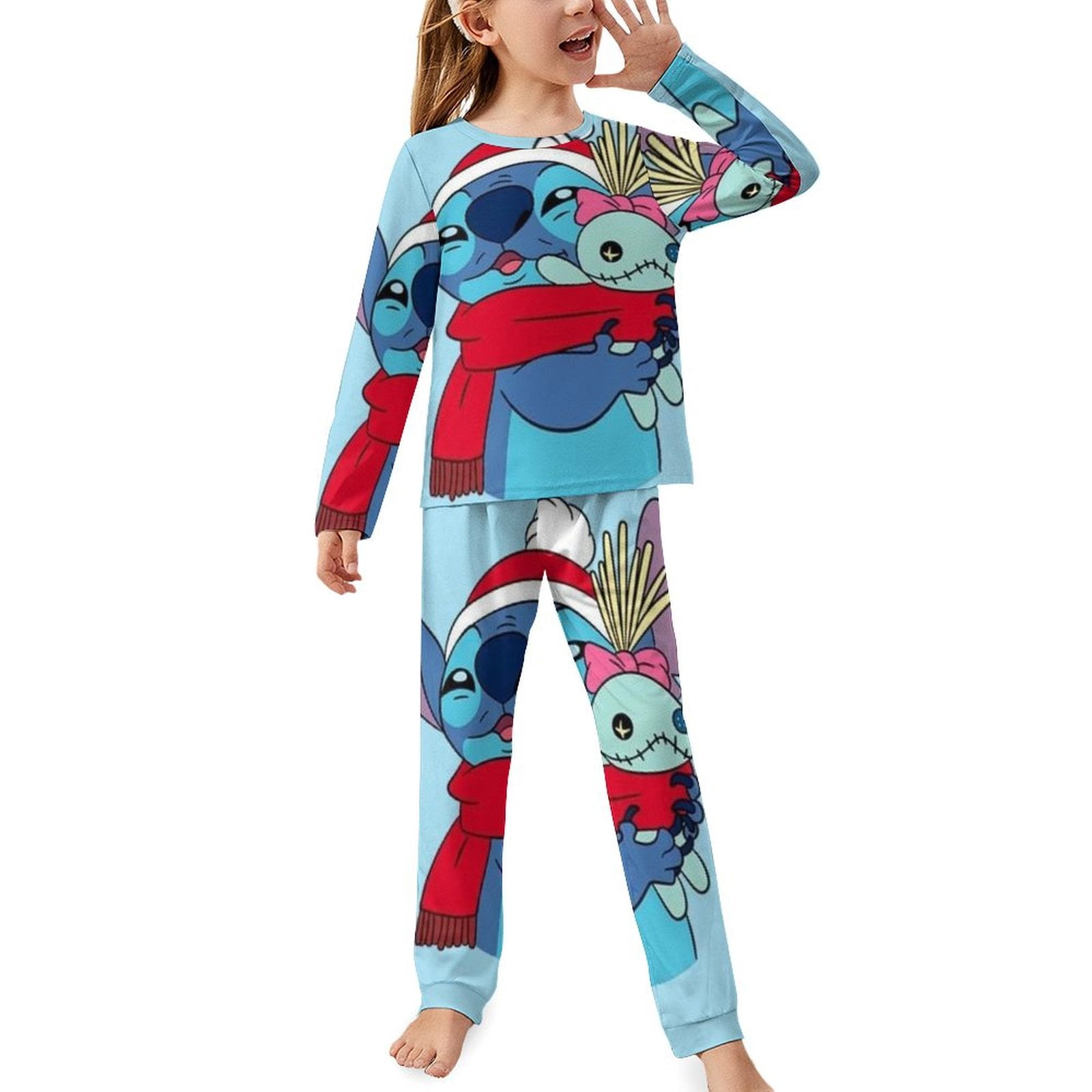 Stitch Pajamas Set for Gils Boys Kids Cute PJ Sets Stitch Merch ...