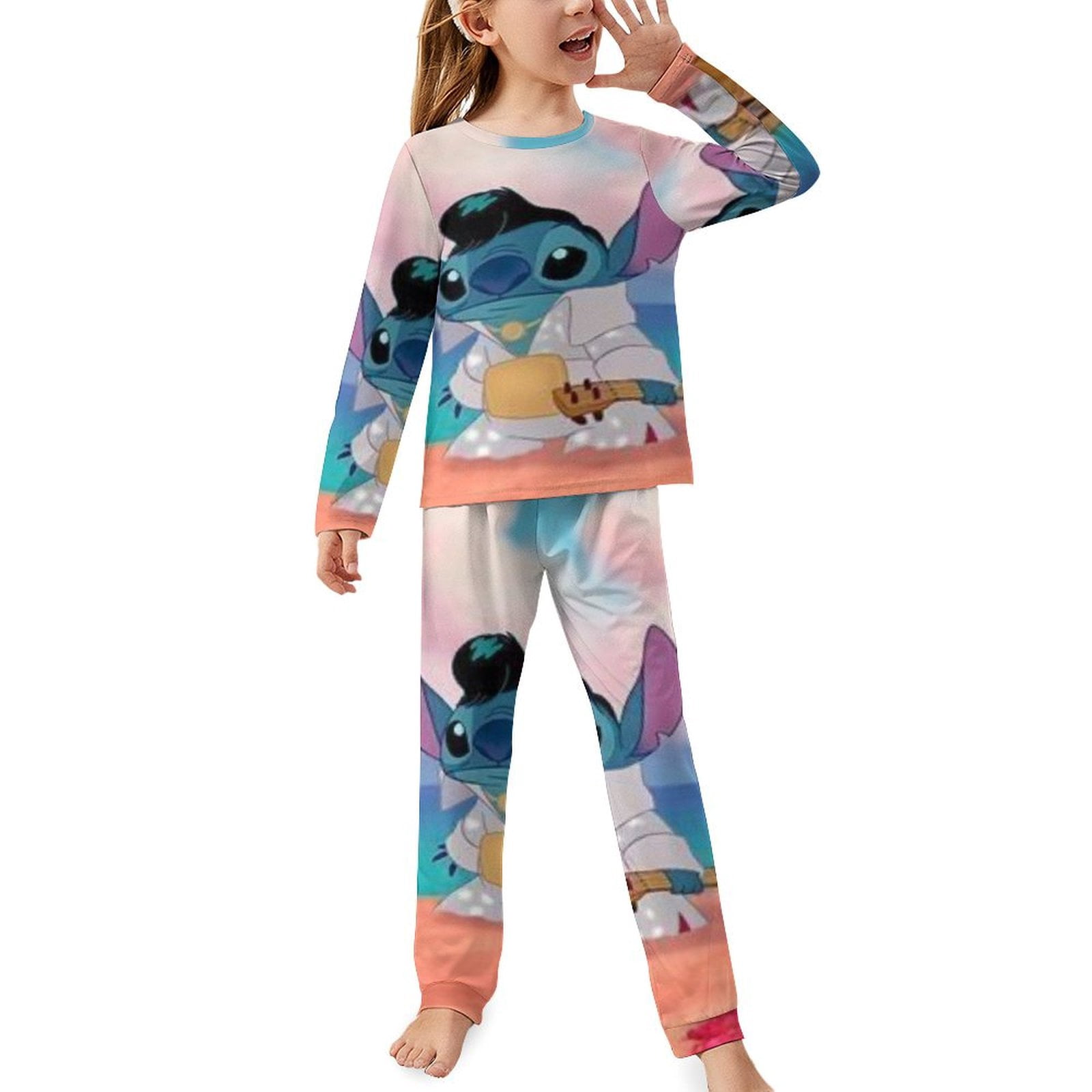 Stitch Pajamas Set for Gils Boys Kids Cute PJ Sets Stitch Merch ...