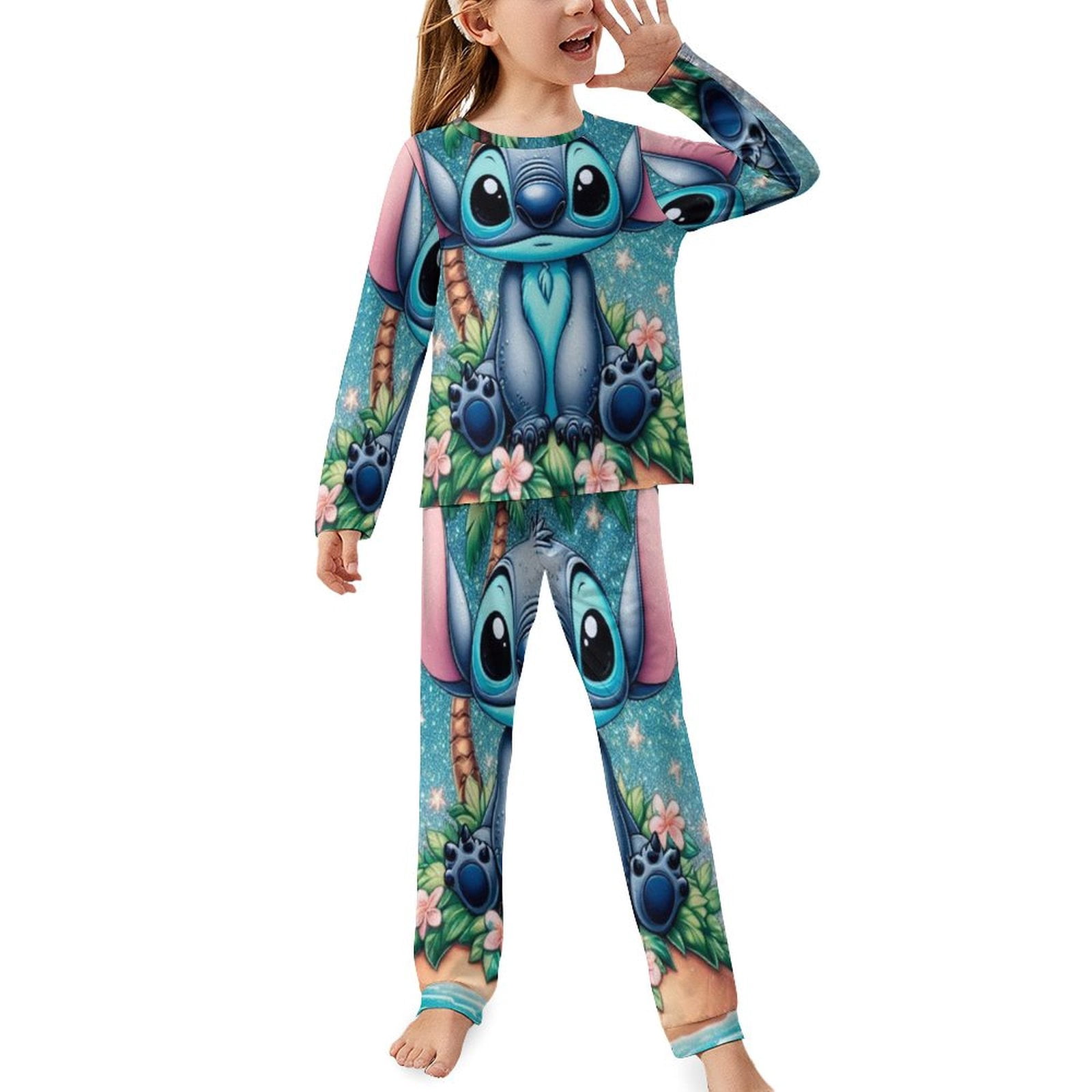 Stitch Pajamas Set for Gils Boys Kids Cute PJ Sets Stitch Merch ...