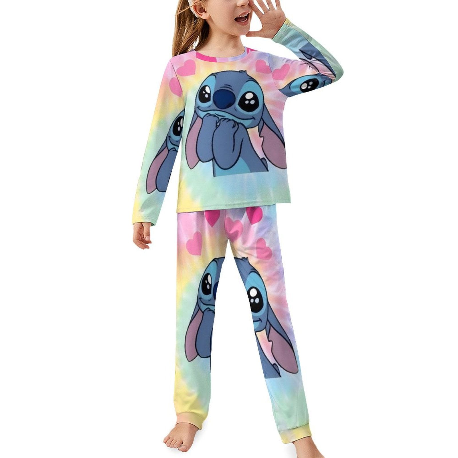 Stitch Pajamas Set for Gils Boys Kids Cute PJ Sets Stitch Merch ...