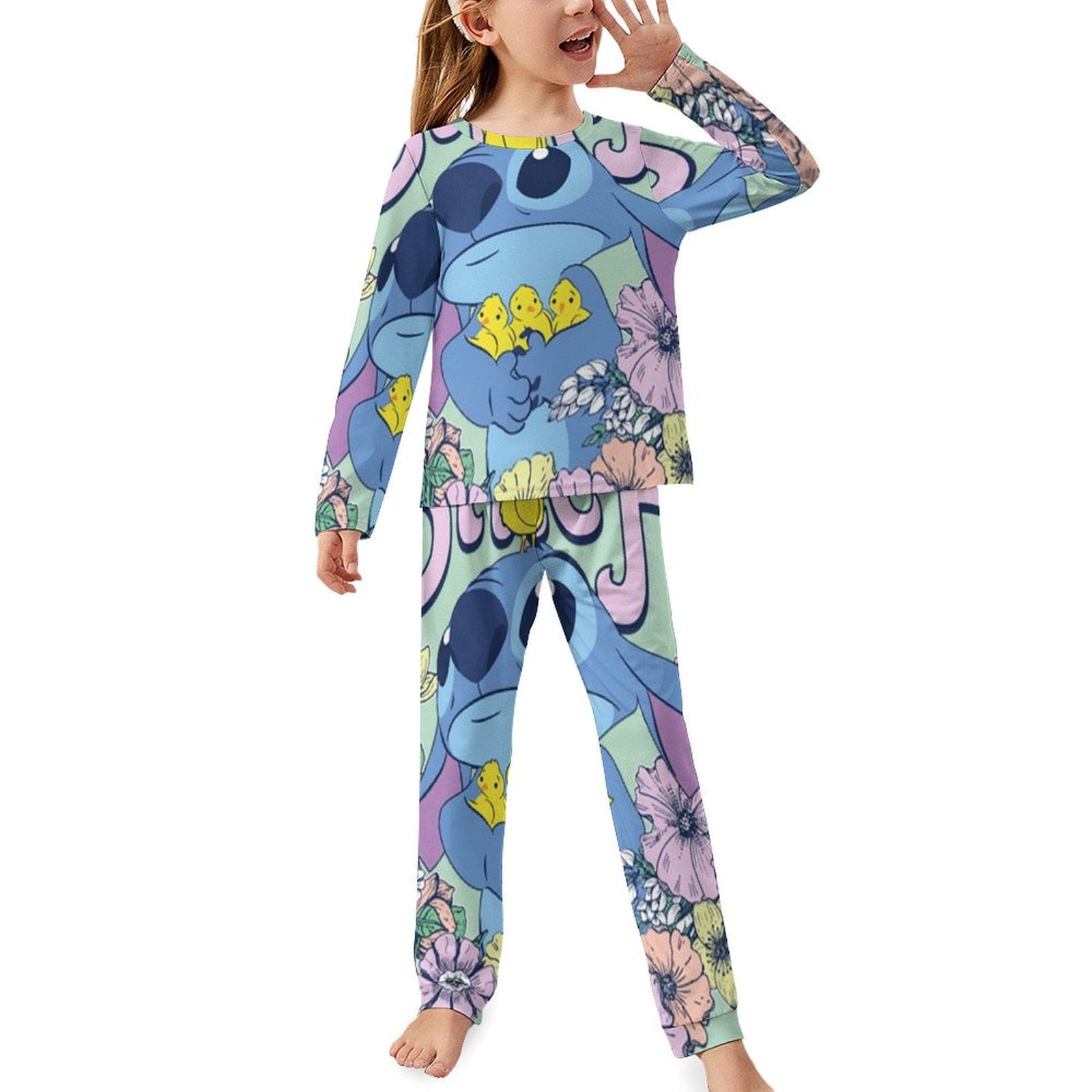 Stitch Pajamas Set for Gils Boys Kids Cute PJ Sets Stitch Merch ...