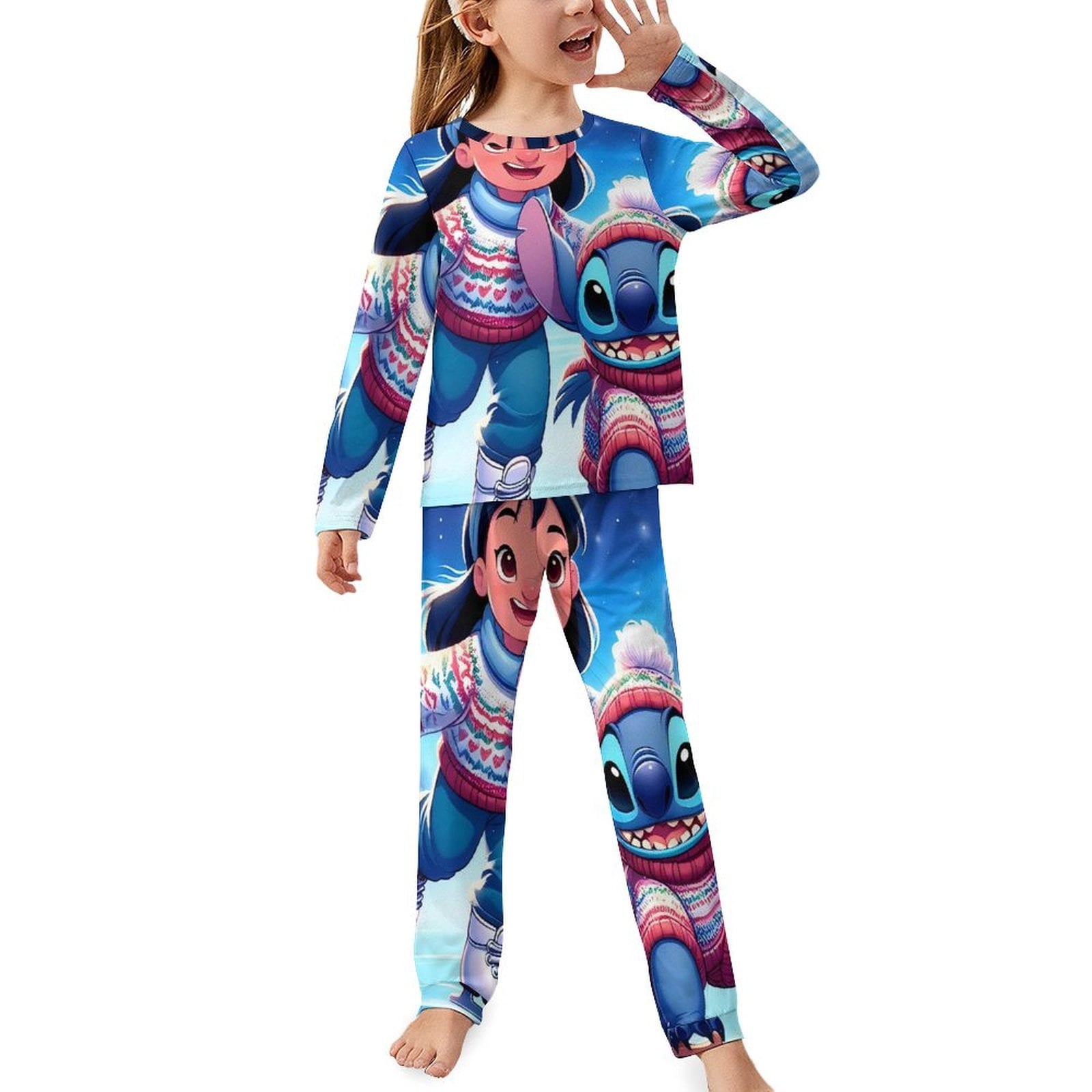 Stitch Pajamas Set for Gils Boys Kids Cute PJ Sets Stitch Merch ...