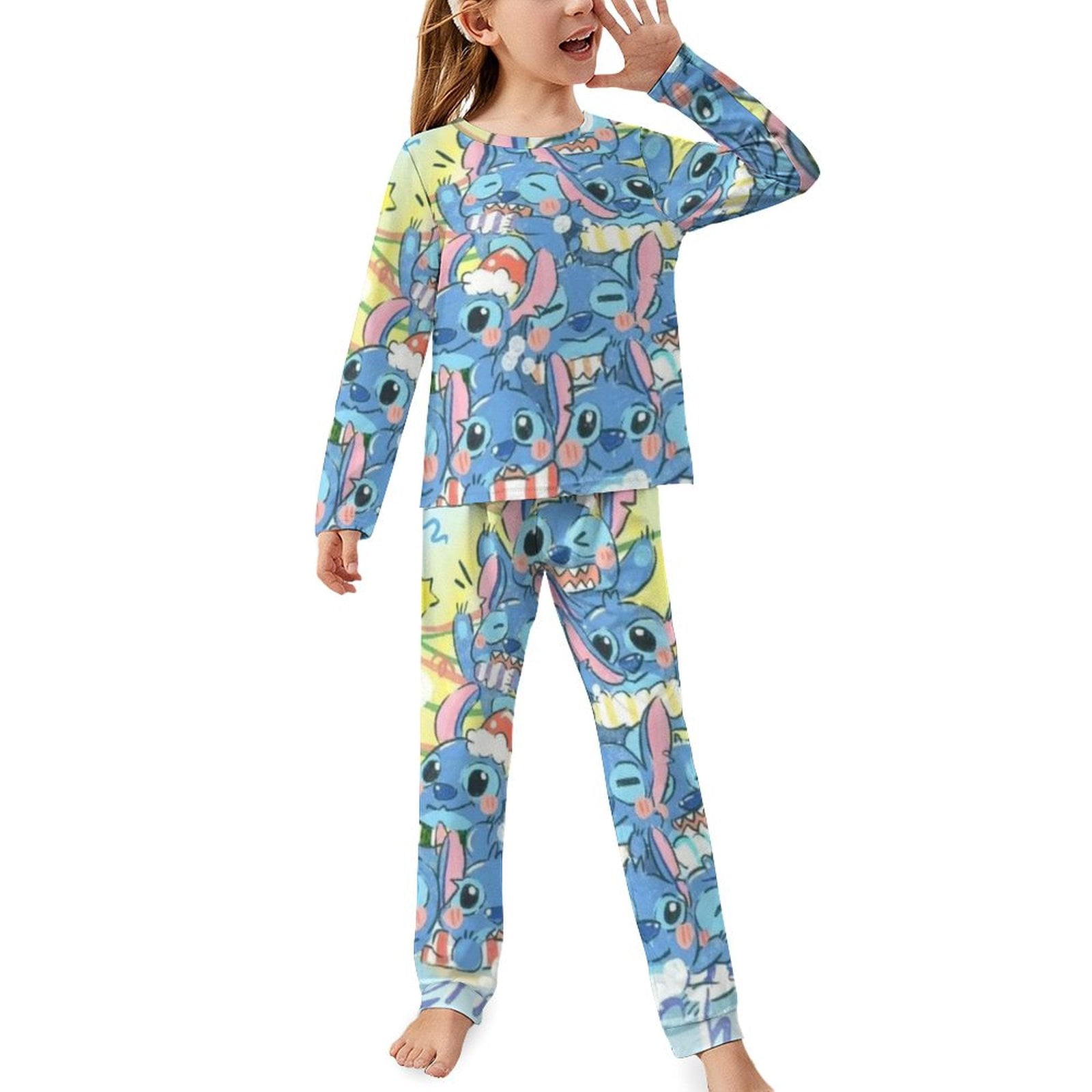 Stitch Pajamas Set for Gils Boys Kids Cute PJ Sets Stitch Merch ...