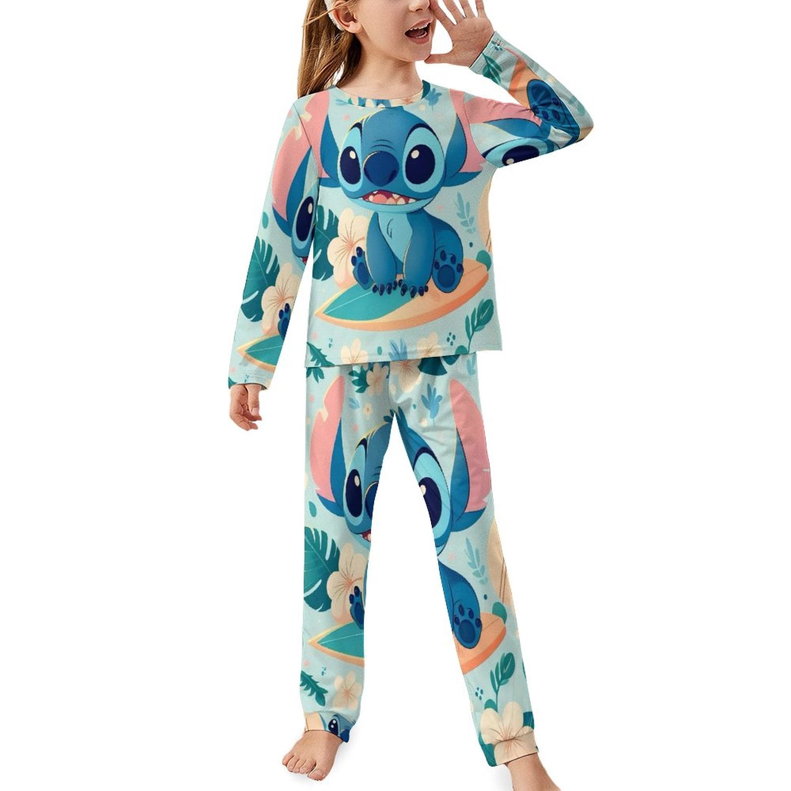 Stitch Pajamas Set for Gils Boys Kids Cute PJ Sets Stitch Merch ...