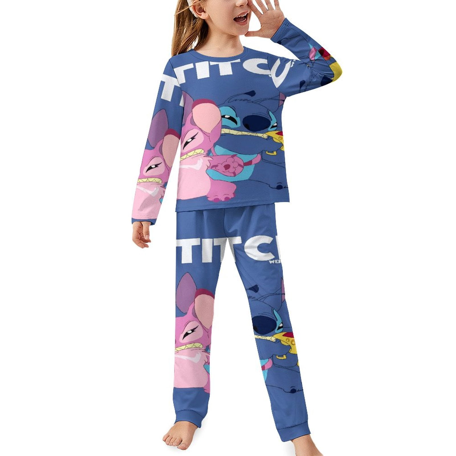 Stitch Pajamas Set for Gils Boys Kids Cute PJ Sets Stitch Merch ...