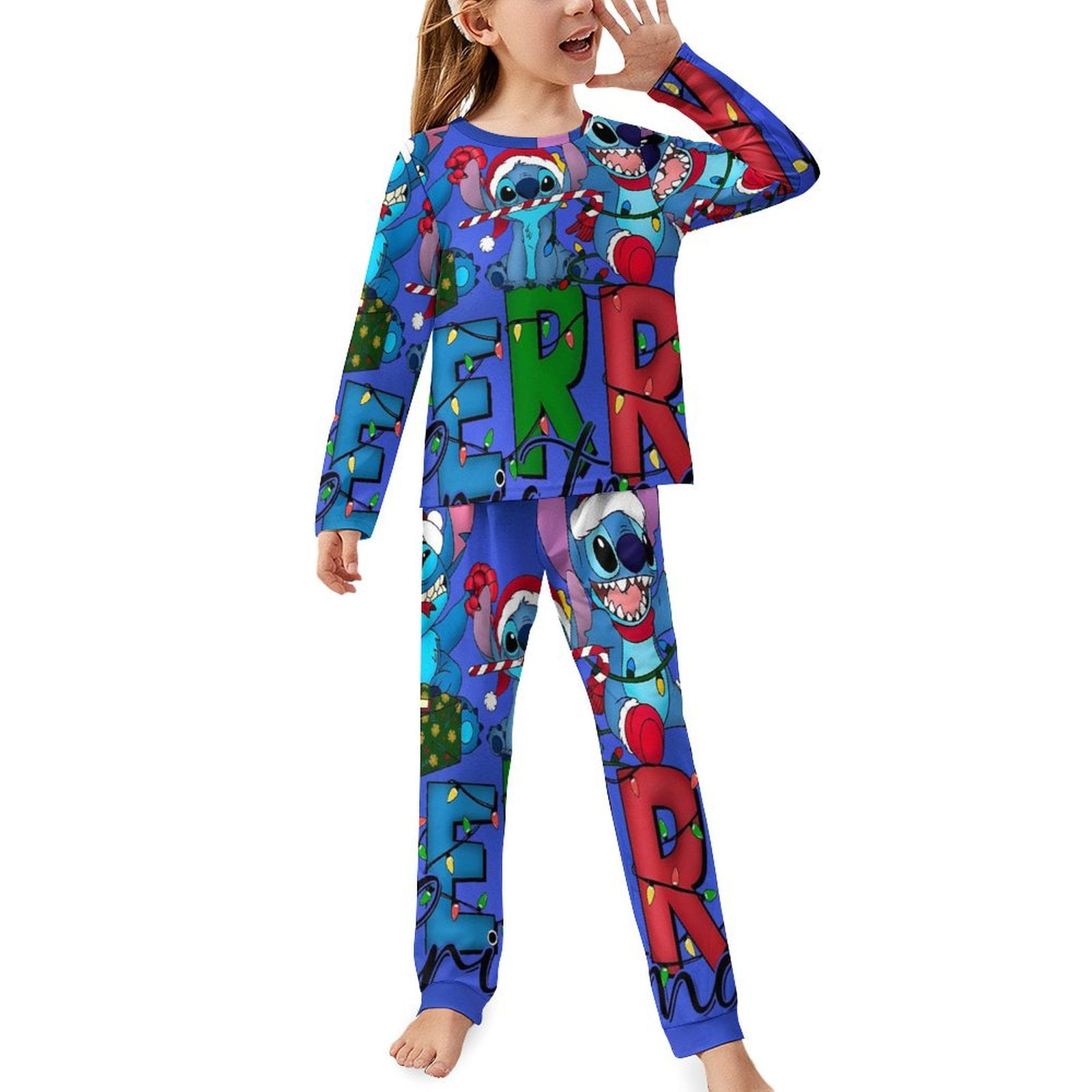 Stitch Pajamas Set for Gils Boys Kids Cute PJ Sets Stitch Merch ...