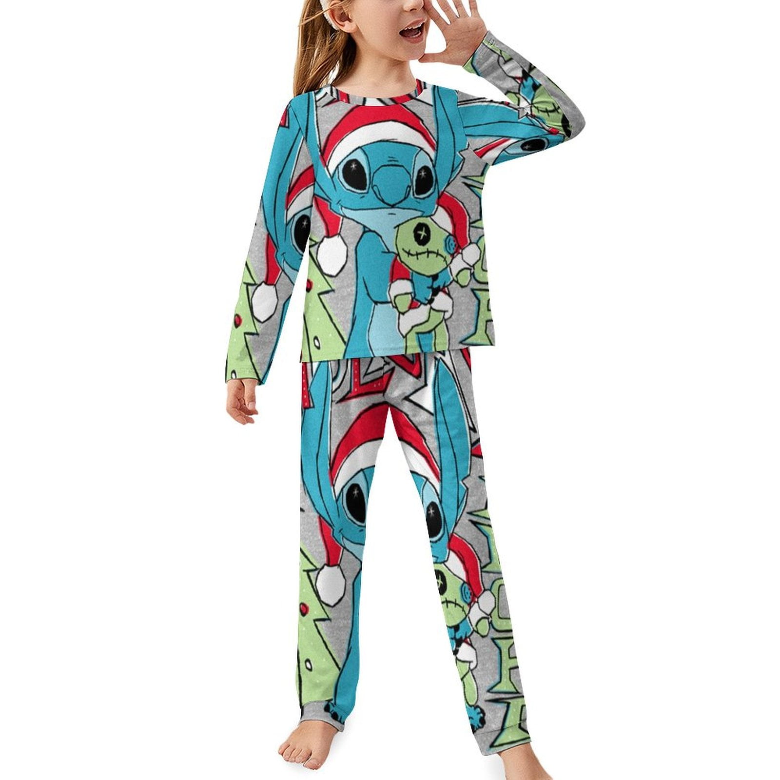 Stitch Pajamas Set for Gils Boys Kids Cute PJ Sets Stitch Merch ...