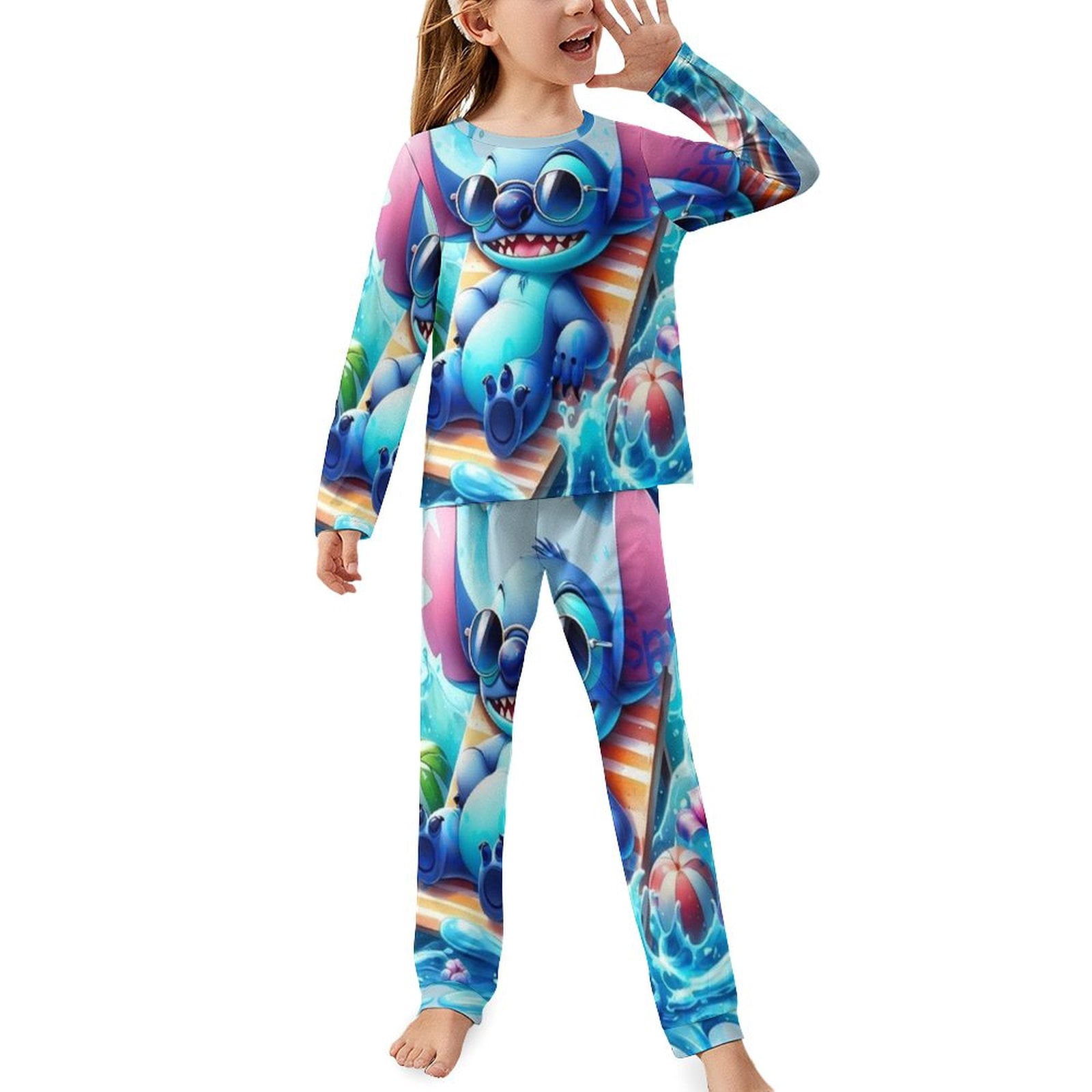 Stitch Pajamas Set for Gils Boys Kids Cute PJ Sets Stitch Merch ...