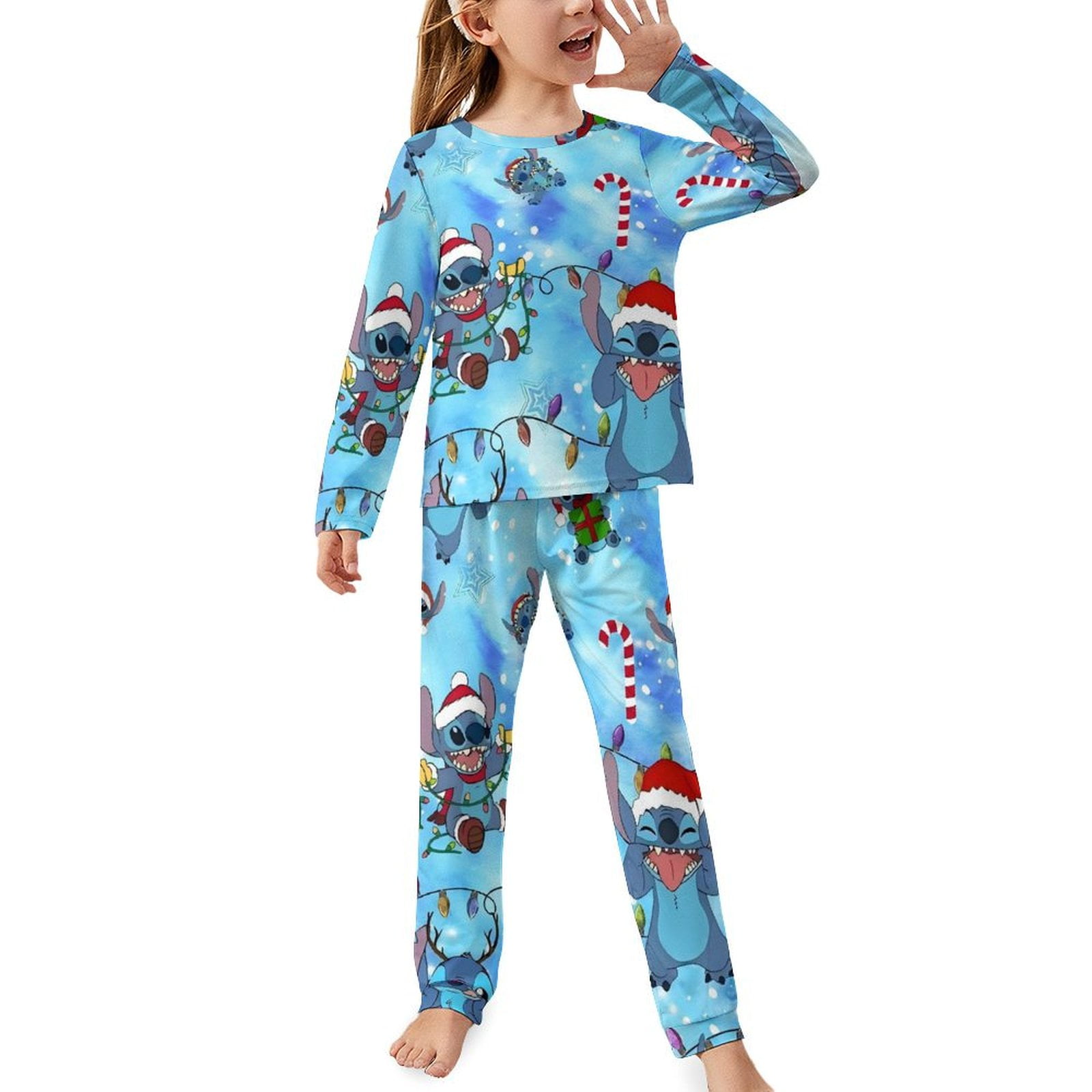 Stitch Pajamas Set for Gils Boys Kids Cute PJ Sets Stitch Merch ...