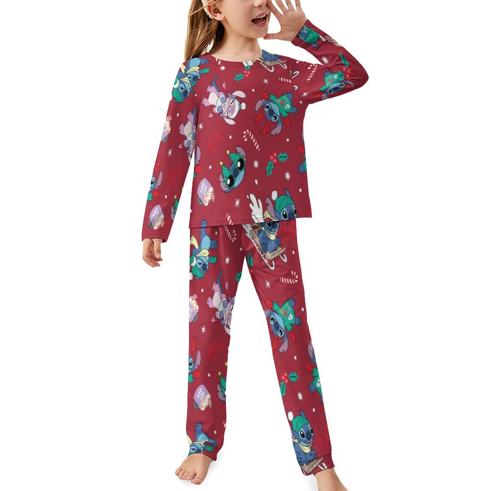 Stitch Pajamas Set for Gils Boys Kids Cute PJ Sets Stitch Merch ...