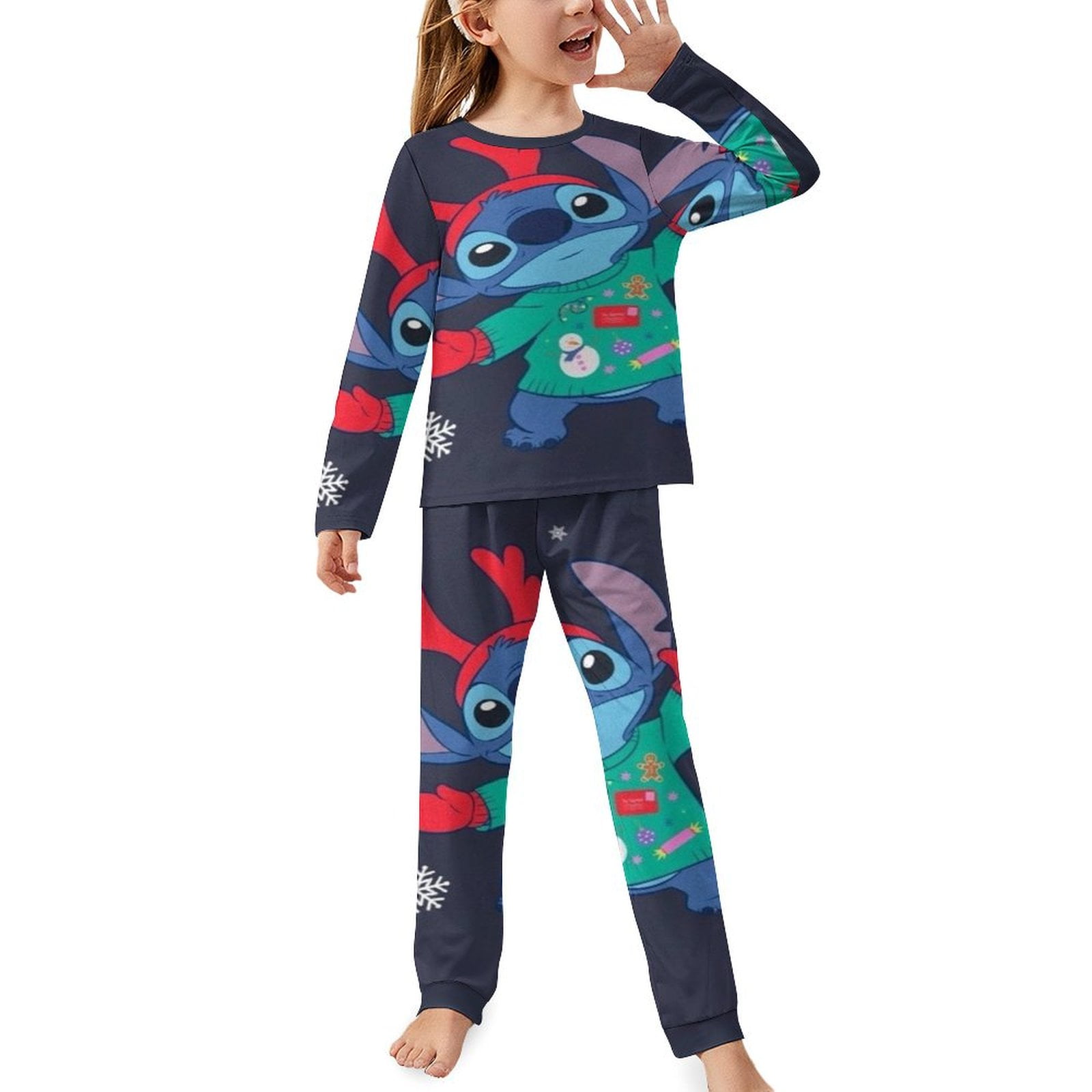Stitch Pajamas Set for Gils Boys Kids Cute PJ Sets Stitch Merch ...