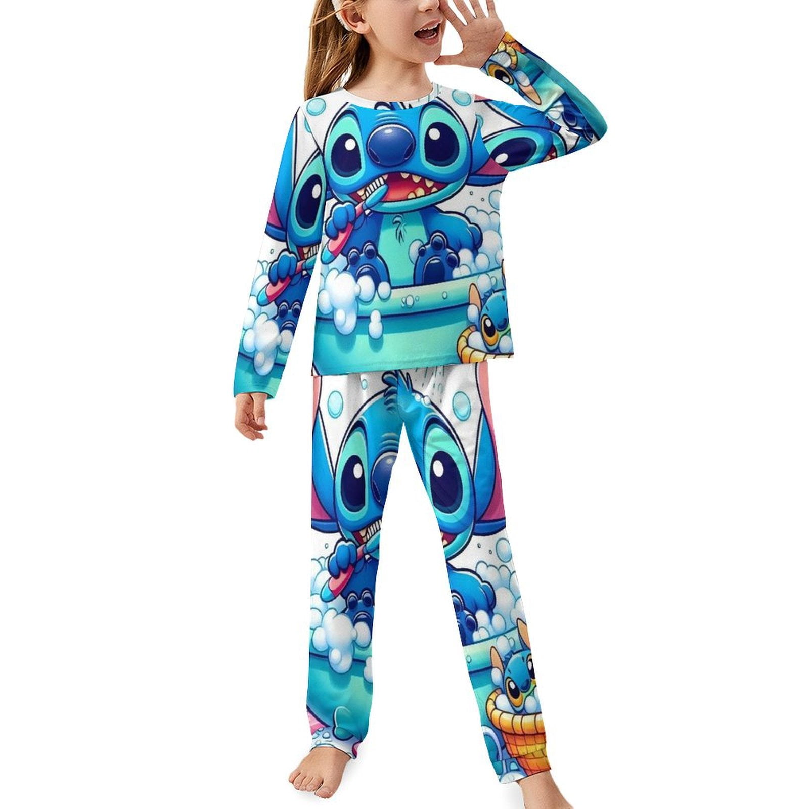 Stitch Pajamas Set for Gils Boys Kids Cute PJ Sets Stitch Merch ...