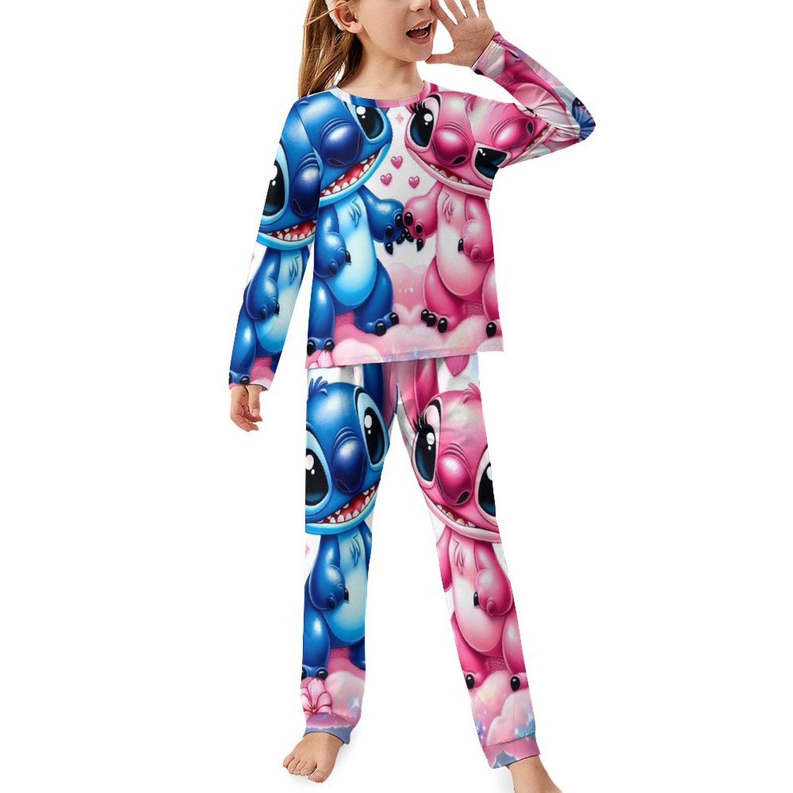 Stitch Pajamas Set for Gils Boys Kids Cute PJ Sets Stitch Merch ...