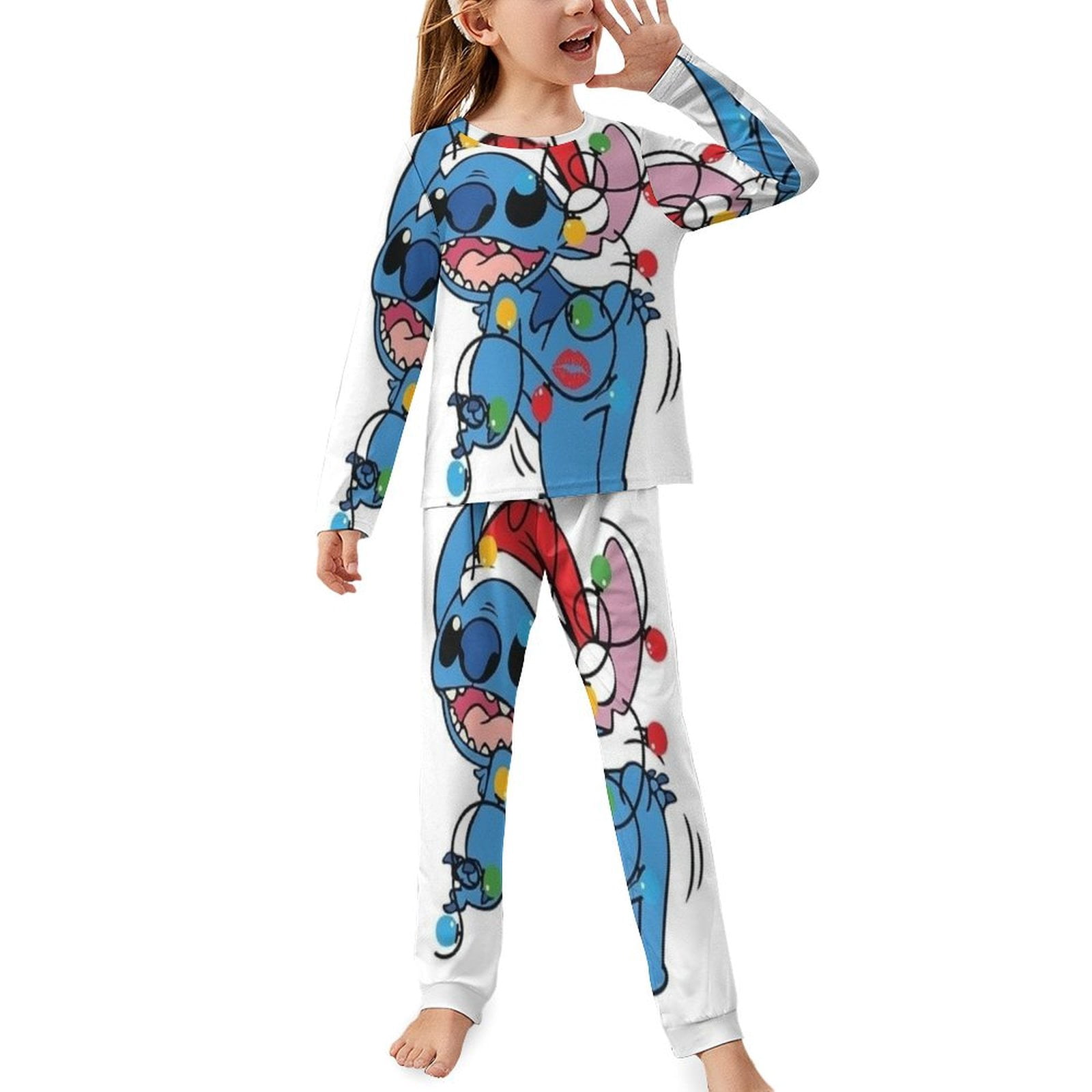 Stitch Pajamas Set for Gils Boys Kids Cute PJ Sets Stitch Merch ...