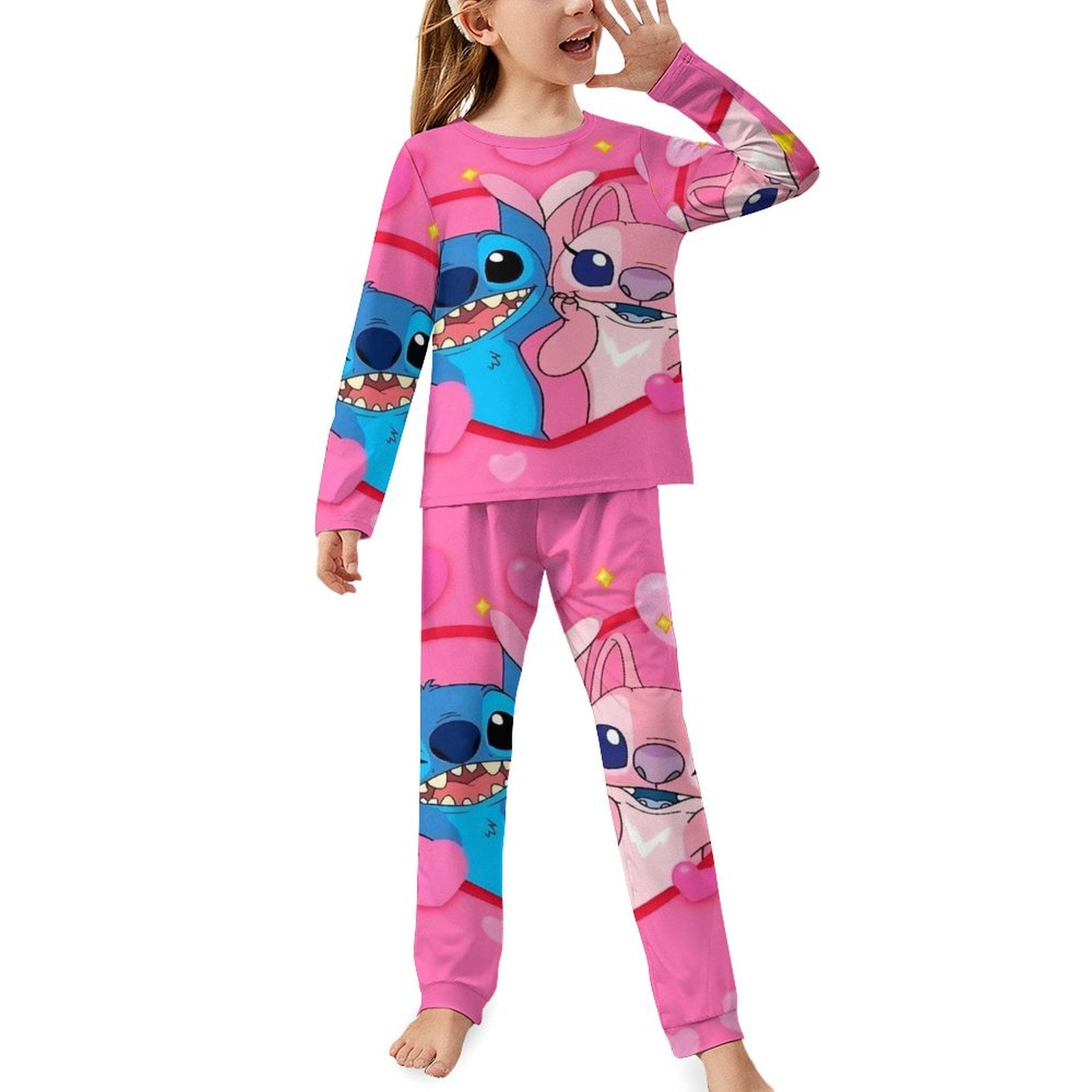 Stitch Pajamas Set for Gils Boys Kids Cute PJ Sets Stitch Merch ...