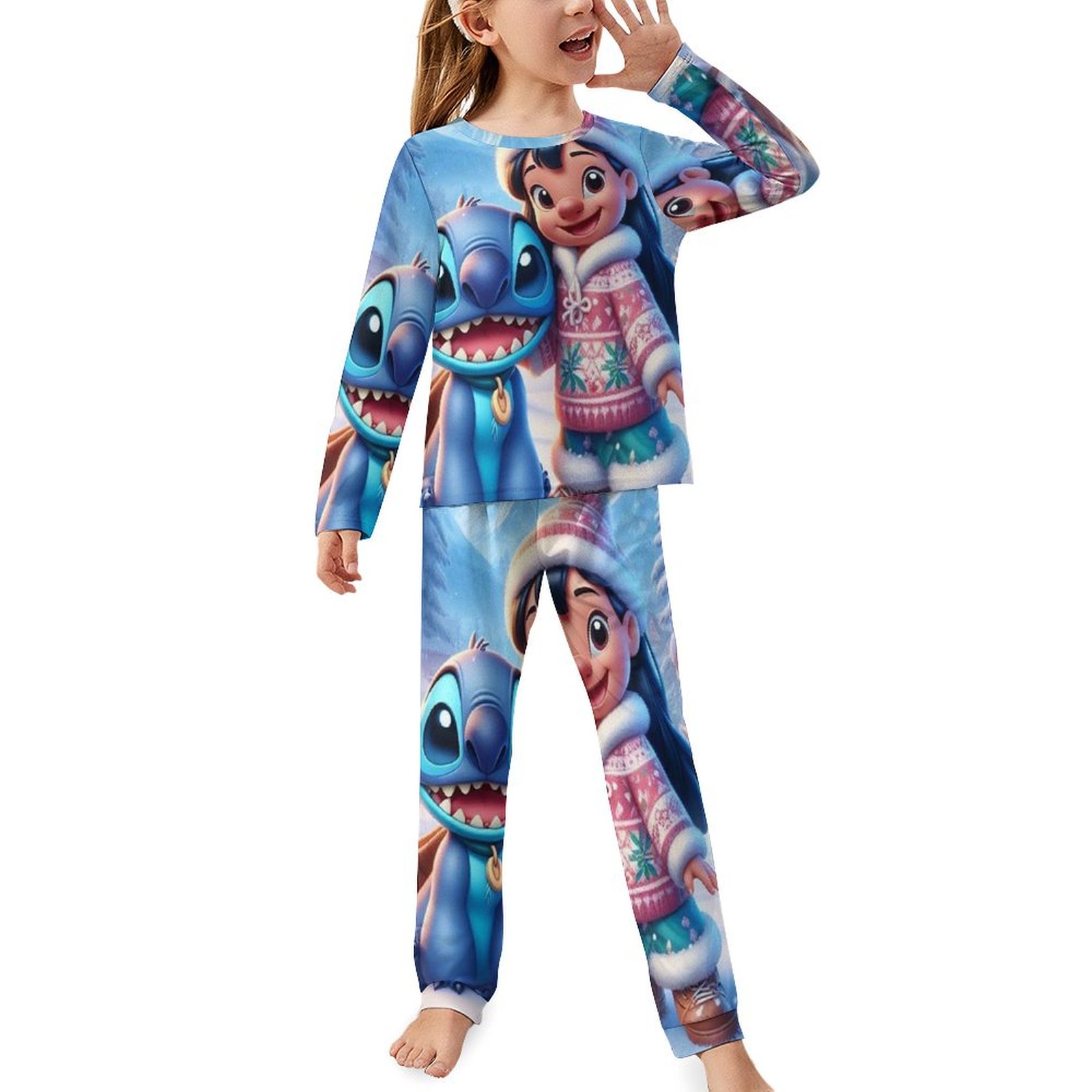 Stitch Pajamas Set for Gils Boys Kids Cute PJ Sets Stitch Merch ...