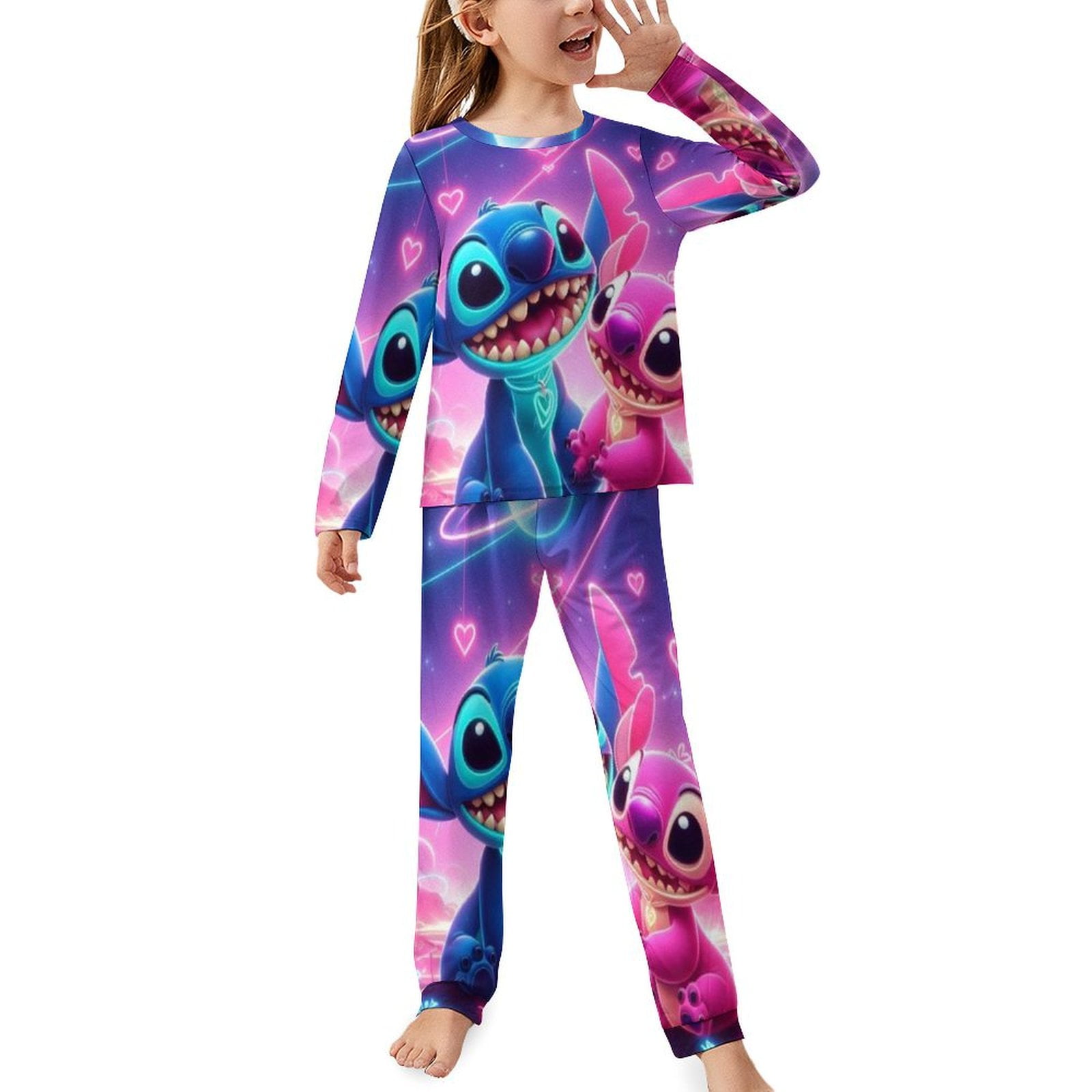 Stitch Pajamas Set for Gils Boys Kids Cute PJ Sets Stitch Merch ...