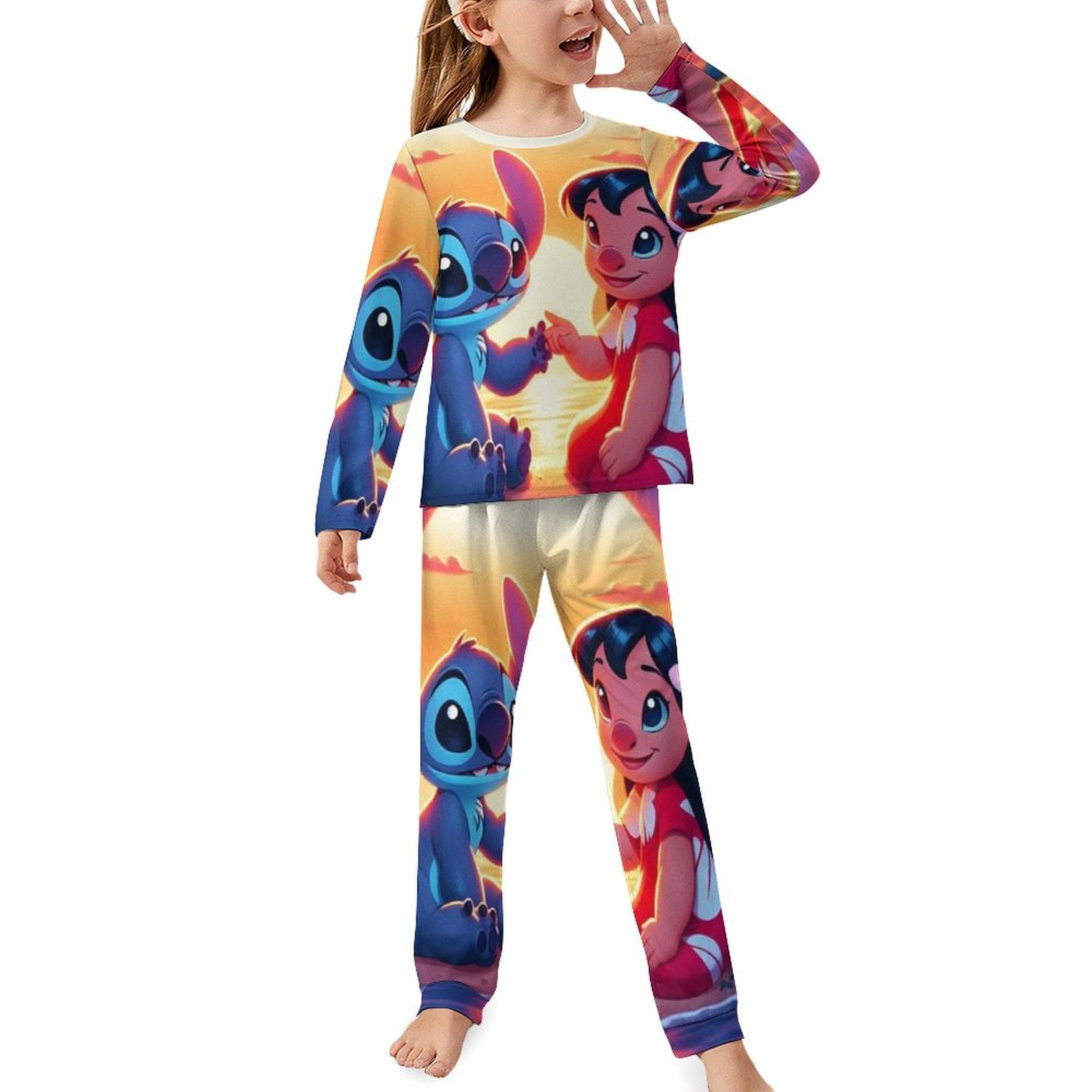 Stitch Pajamas Set for Gils Boys Kids Cute PJ Sets Stitch Merch ...