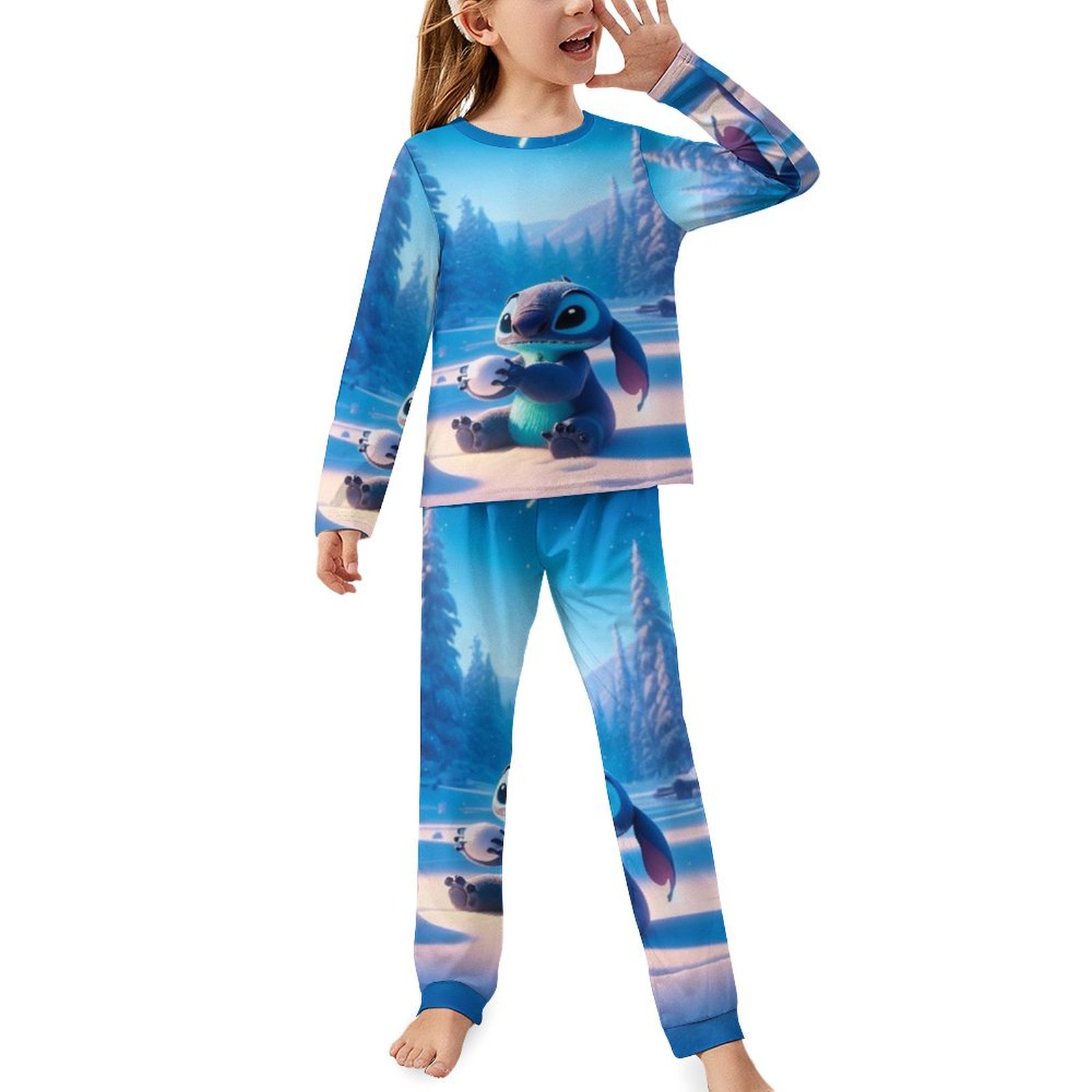 Stitch Pajamas Set for Gils Boys Kids Cute PJ Sets Stitch Merch ...