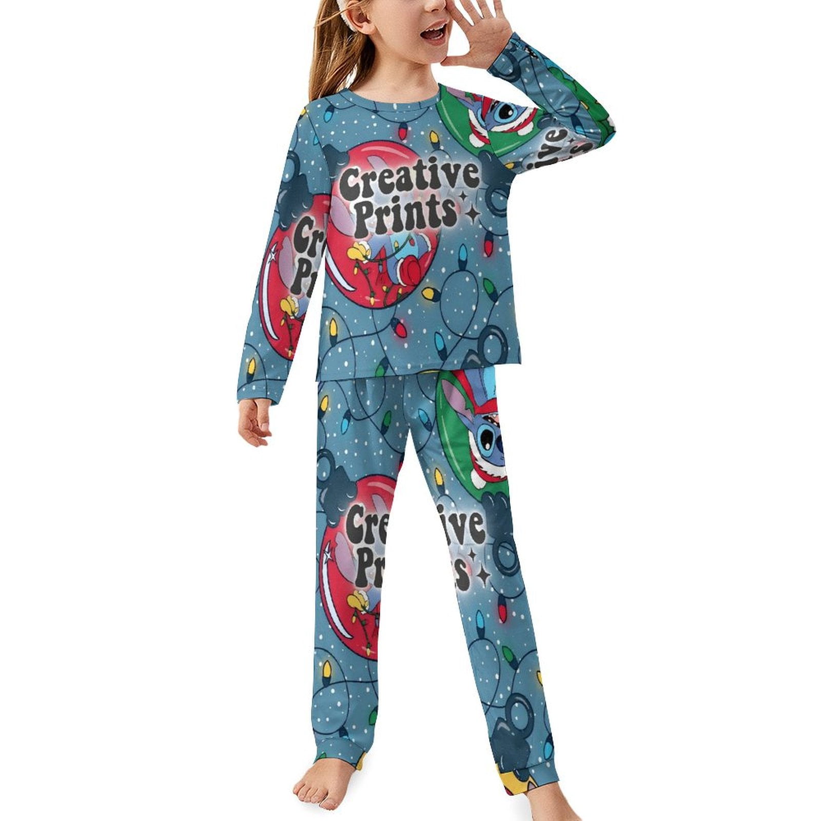 Stitch Pajamas Set for Gils Boys Kids Cute PJ Sets Stitch Merch ...
