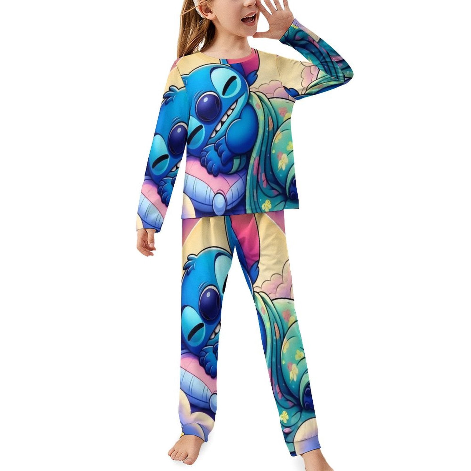 Stitch Pajamas Set for Gils Boys Kids Cute PJ Sets Stitch Merch ...