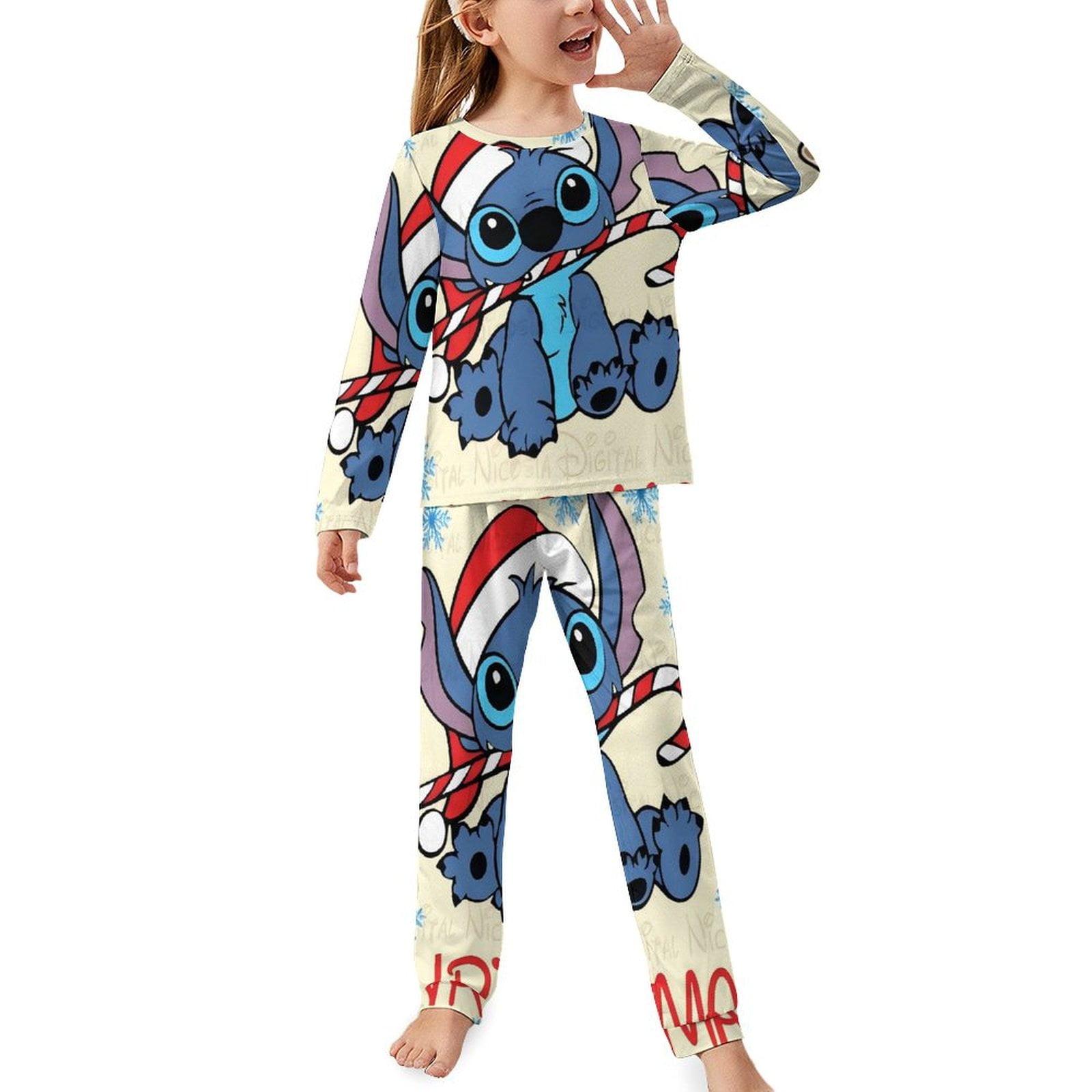 Stitch Pajamas Set for Gils Boys Kids Cute PJ Sets Stitch Merch ...