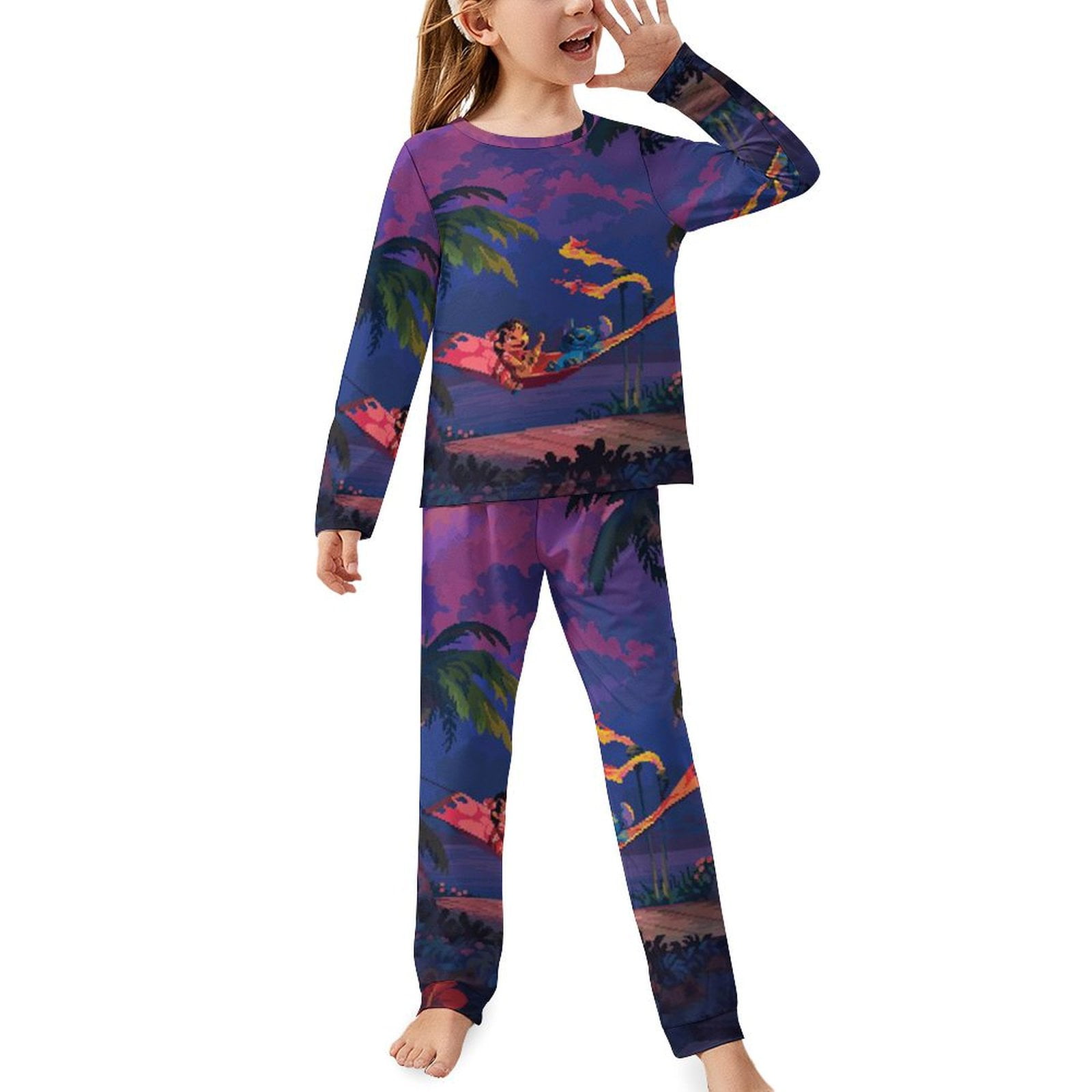 Stitch Pajamas Set for Gils Boys Kids Cute PJ Sets Stitch Merch ...